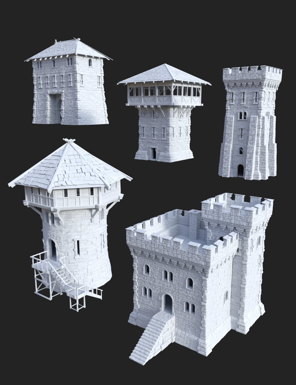 Medieval Fortifications 2 | Daz 3D