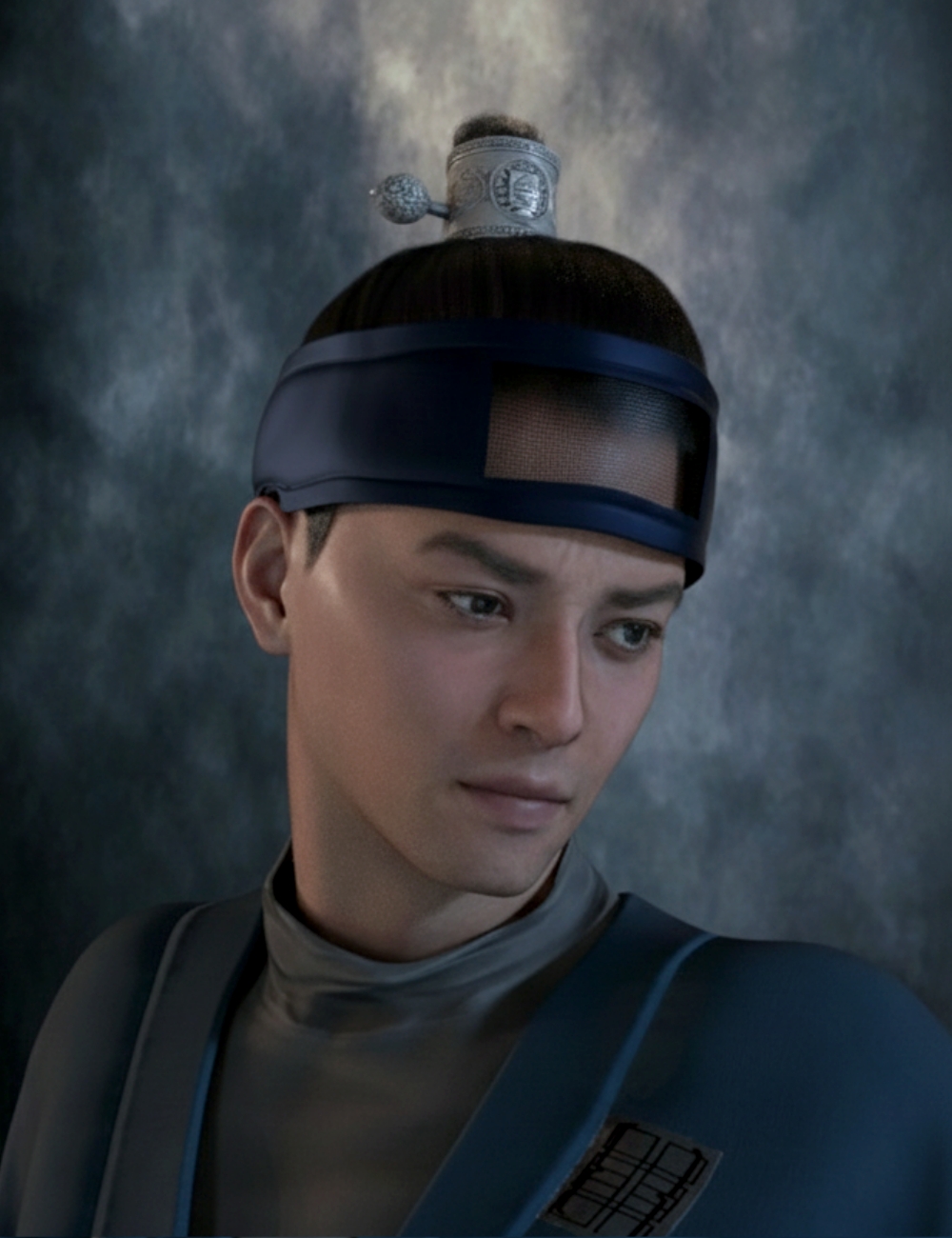 dForce Sangtu Warrior Double HairStyles For Genesis 9 | Daz 3D
