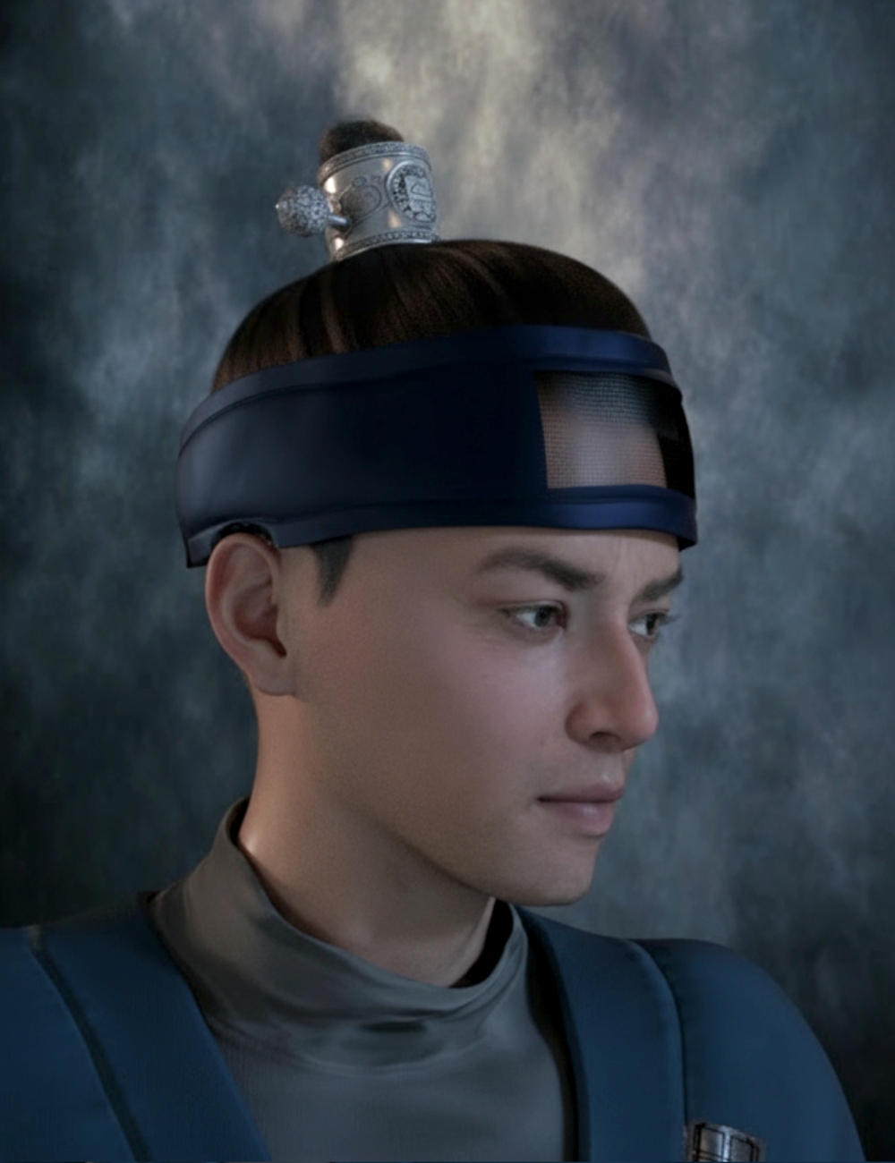dForce Sangtu Warrior Double HairStyles For Genesis 9 | Daz 3D
