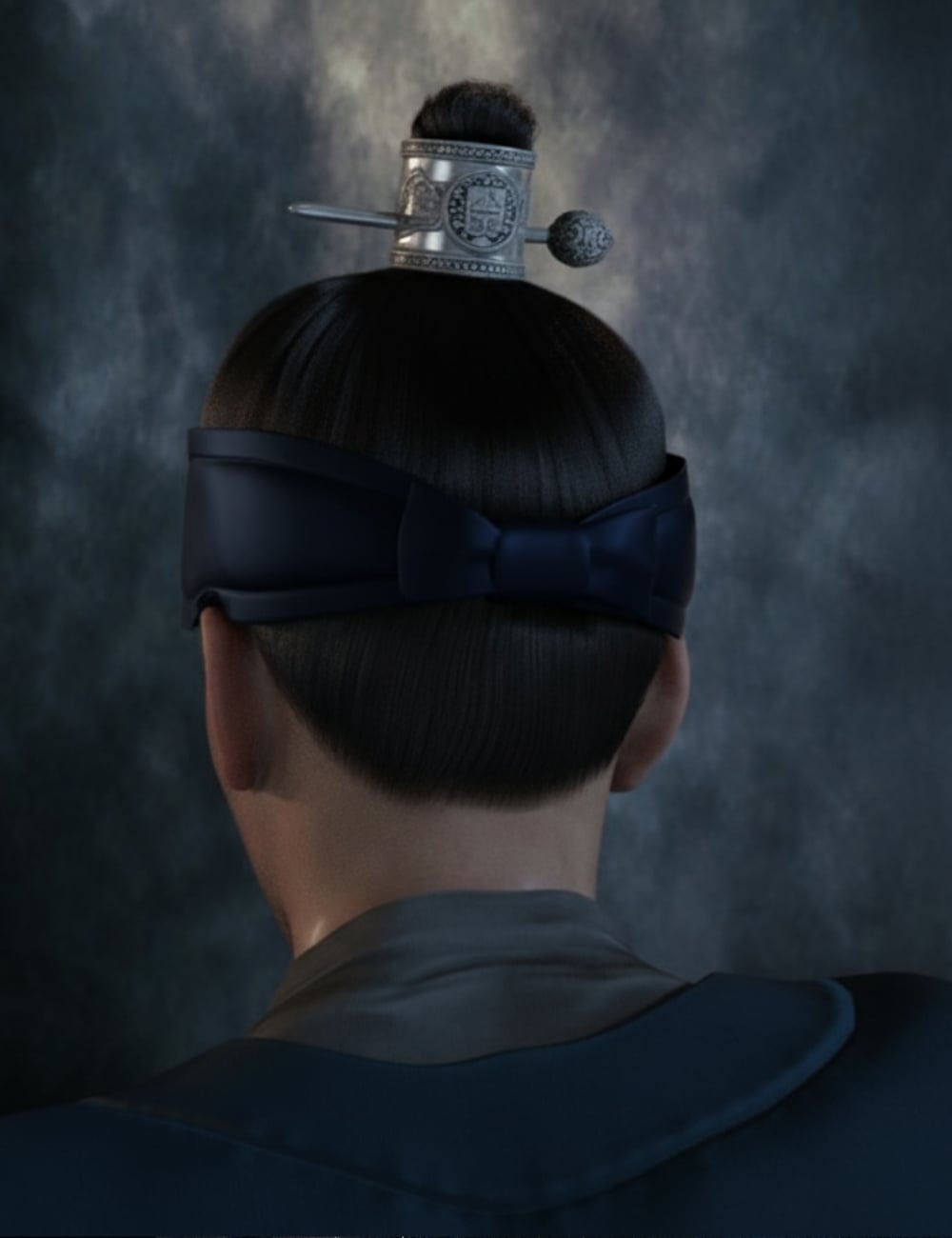 dForce Sangtu Warrior Double HairStyles For Genesis 9 | Daz 3D