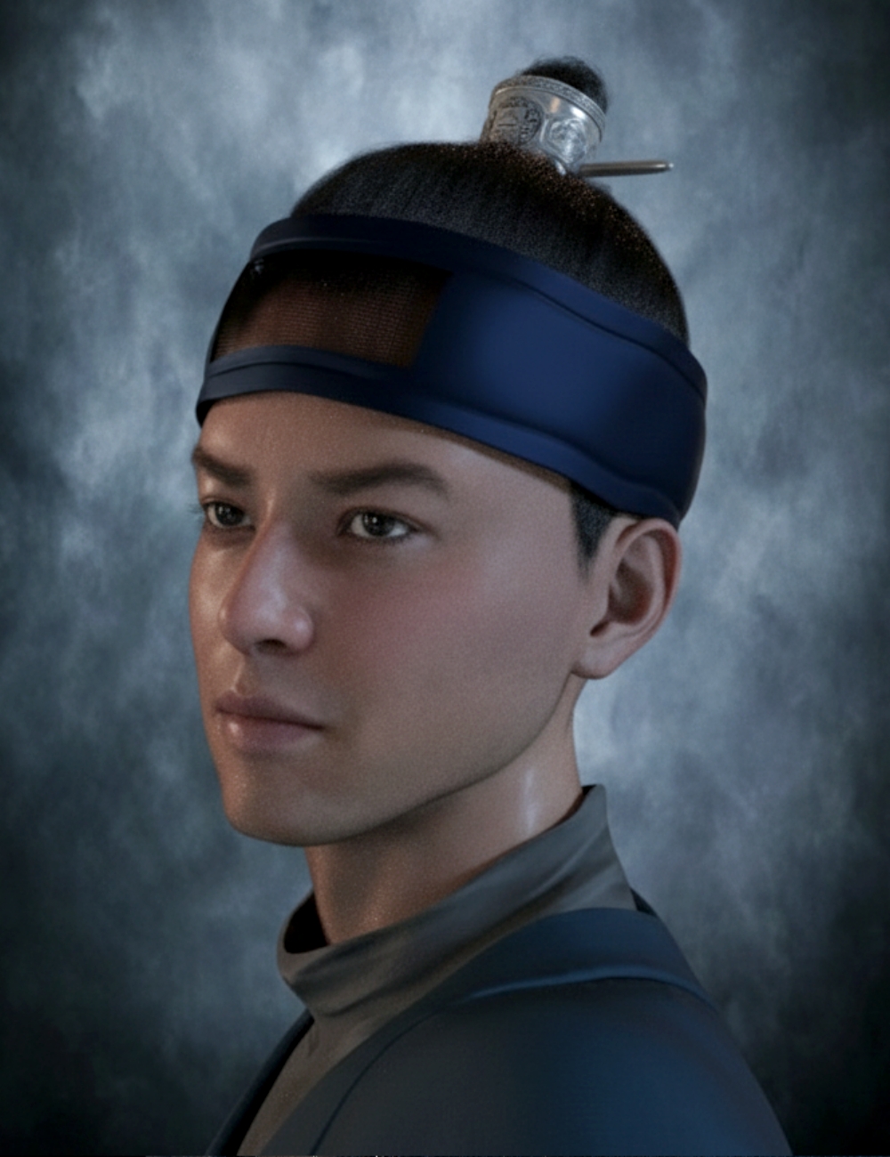 dForce Sangtu Warrior Double HairStyles For Genesis 9 | Daz 3D