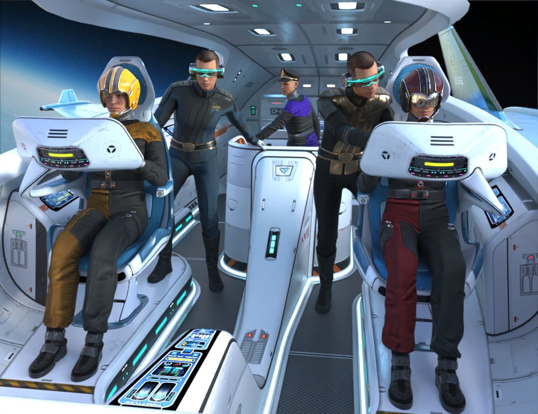 Alpha Star Cockpit Poses ⋆ 3d-stuff Community