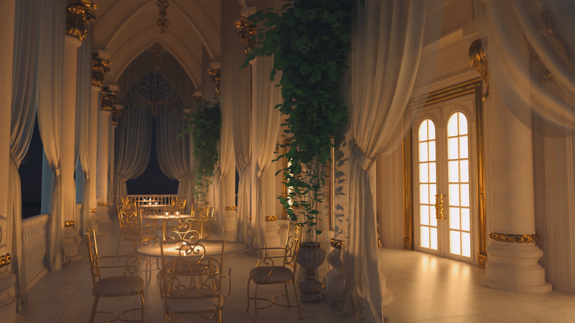 Polish Baroque Balcony | Daz 3D