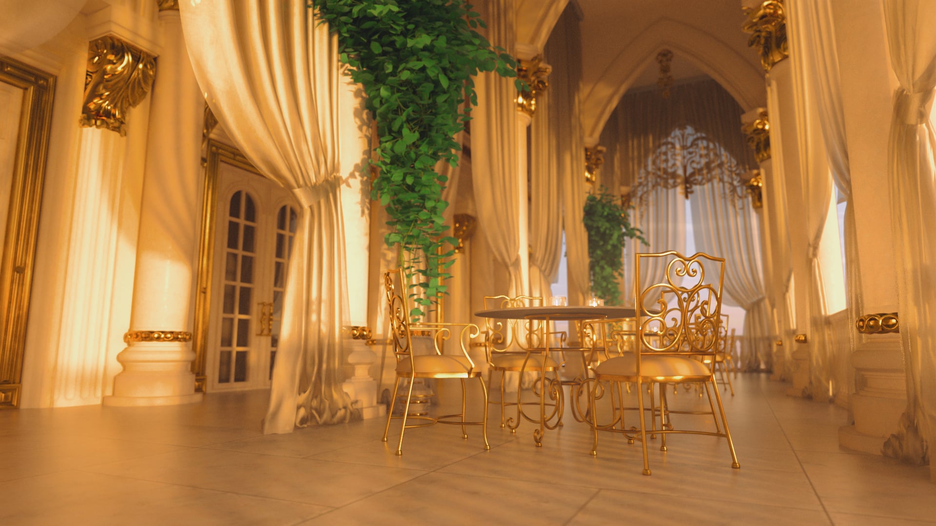 Polish Baroque Balcony | Daz 3D