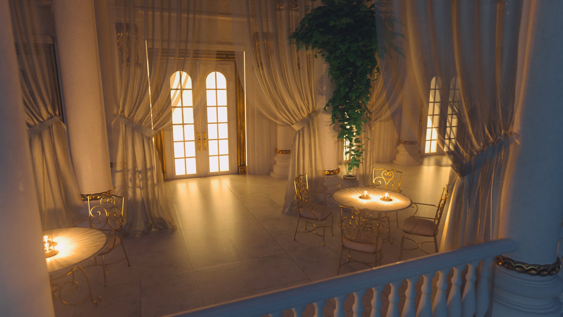 Polish Baroque Balcony | Daz 3D