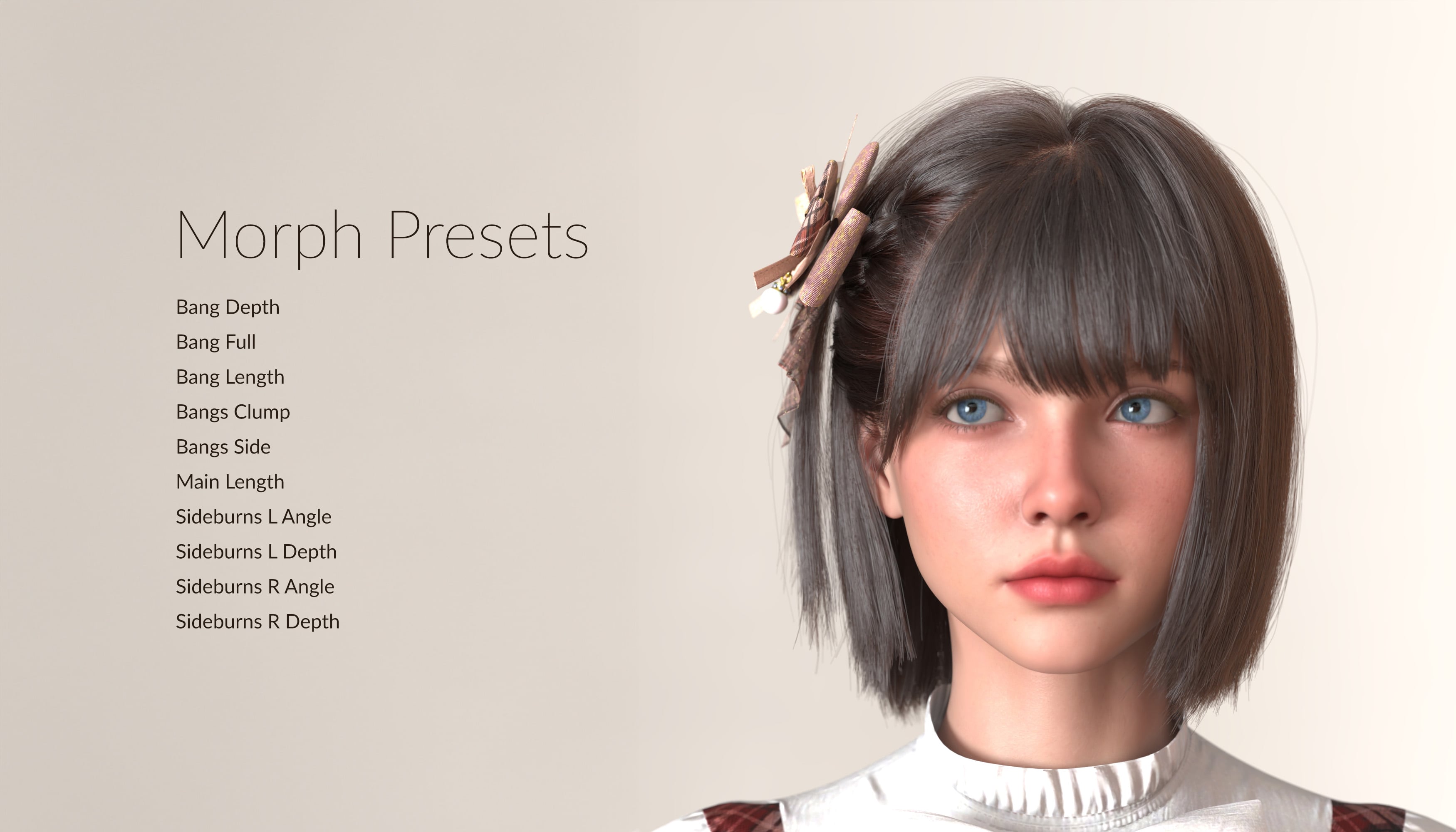 dForce Princess Series Idol Bob for Genesis 9 | Daz 3D