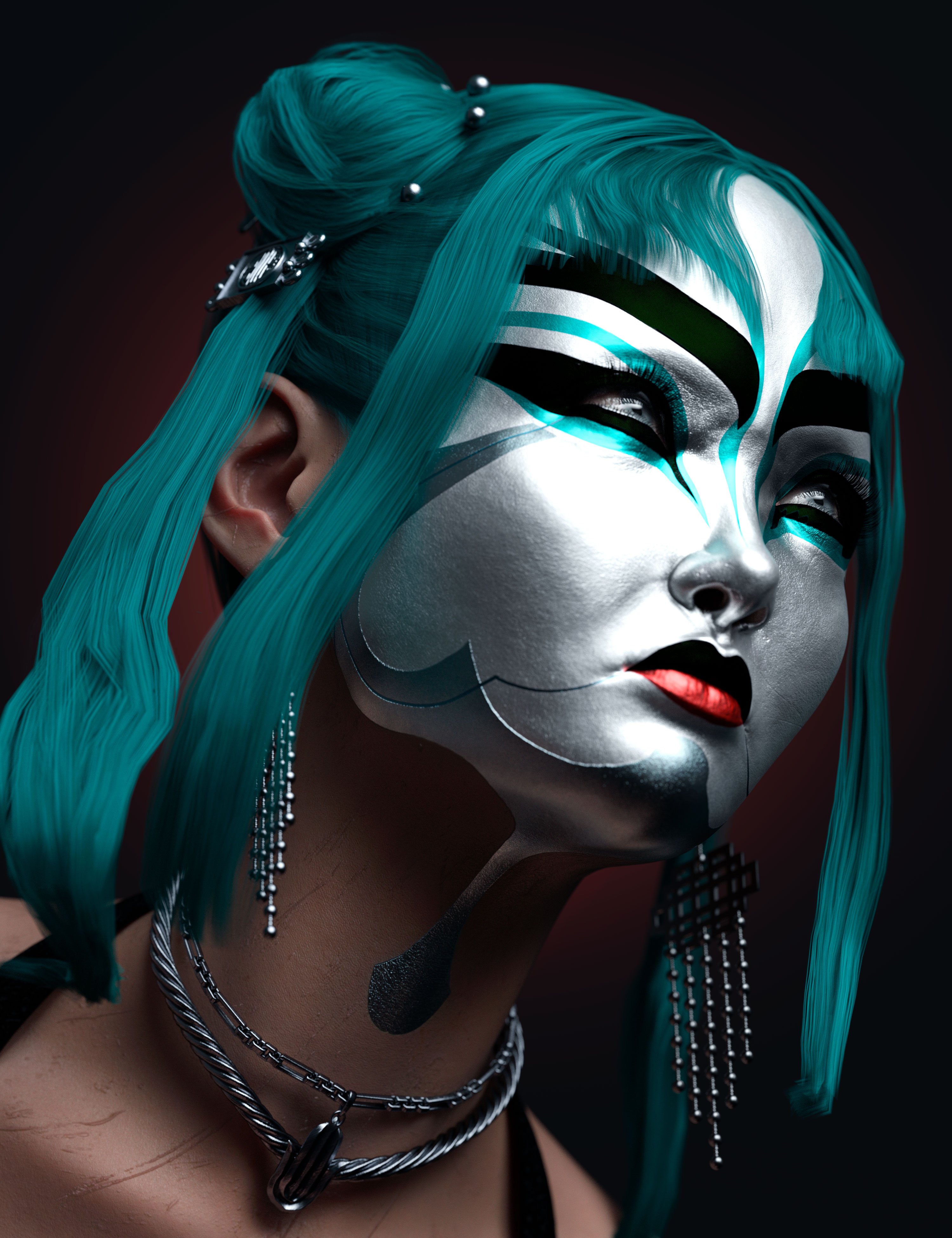 Neon Samurai LIE Presets For Genesis 9 | Daz 3D