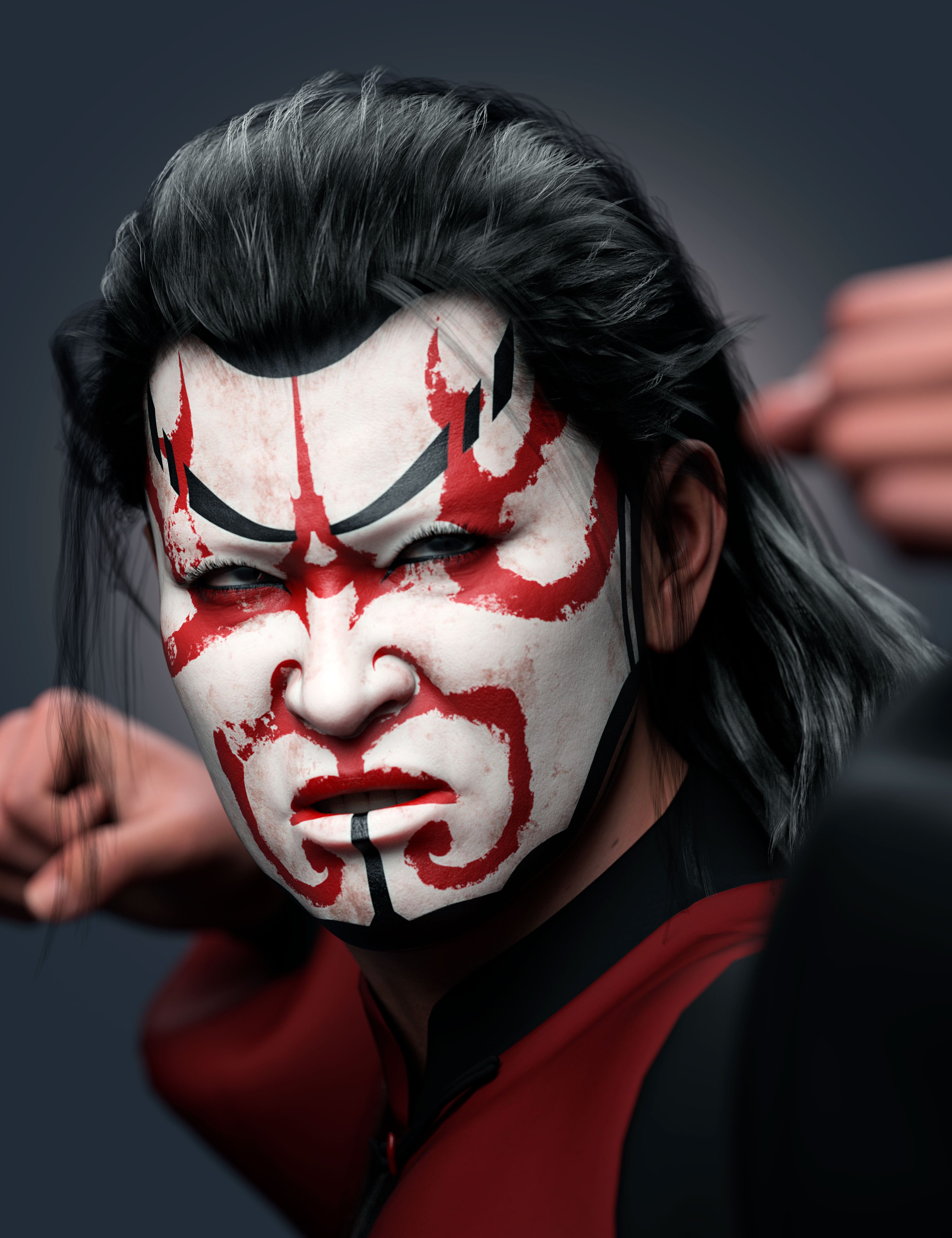 Neon Samurai LIE Presets For Genesis 9 | Daz 3D