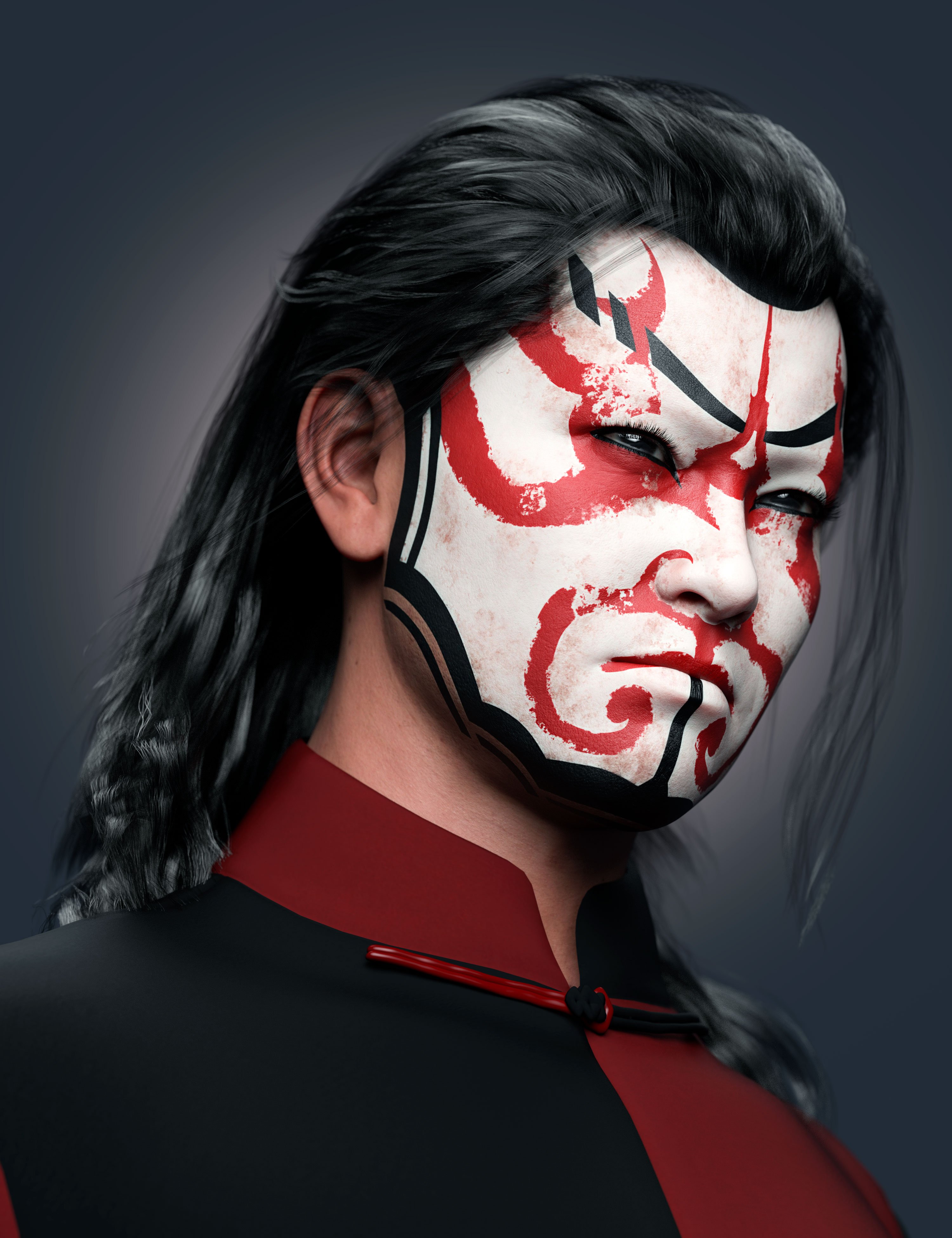 Neon Samurai LIE Presets For Genesis 9 | Daz 3D