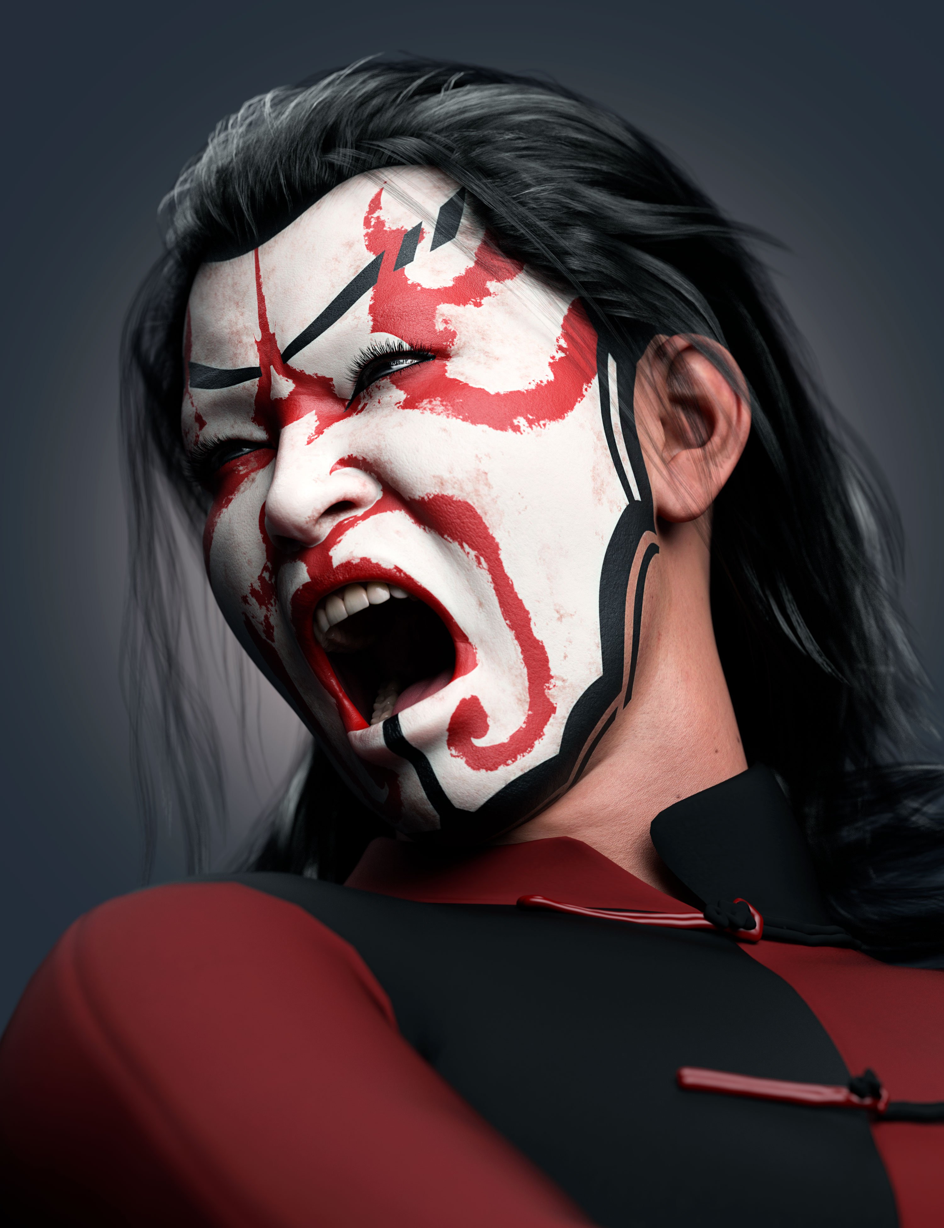 Neon Samurai LIE Presets For Genesis 9 | Daz 3D