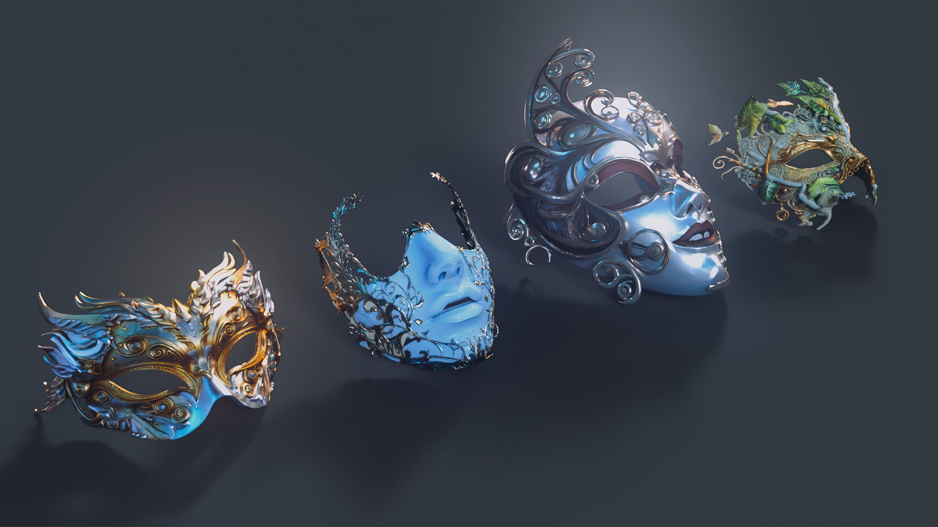 Polish Fantasy Masks 02 ⋆ Freebies Daz 3D