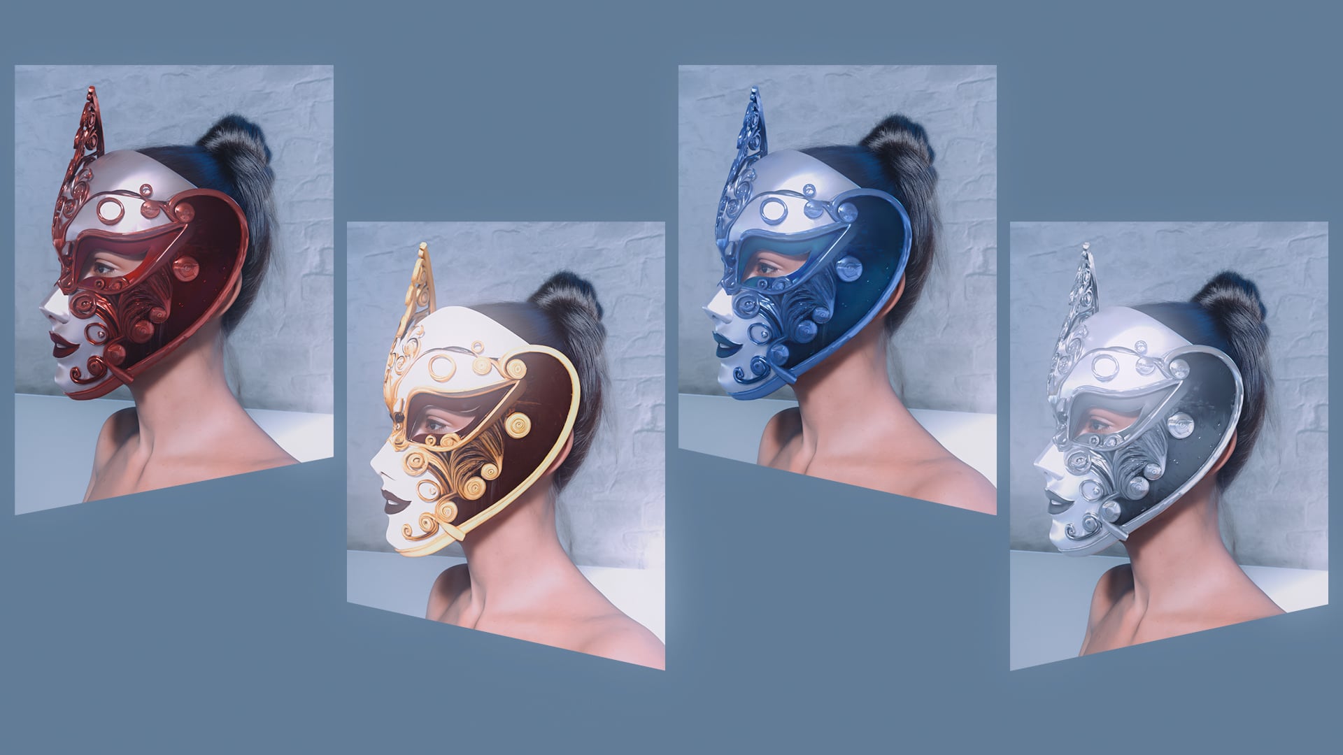 Polish Fantasy Masks 02 | Daz 3D
