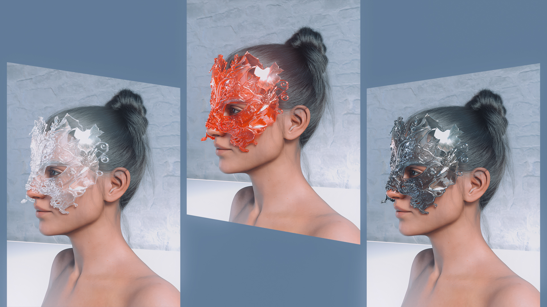 Polish Fantasy Masks 02 | Daz 3D