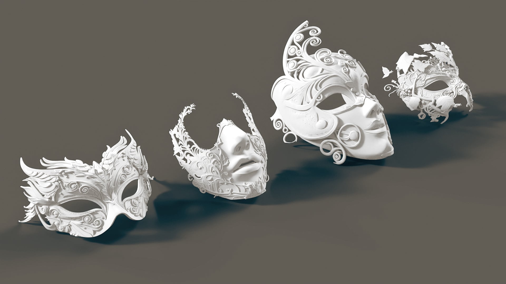 Polish Fantasy Masks 02 | Daz 3D