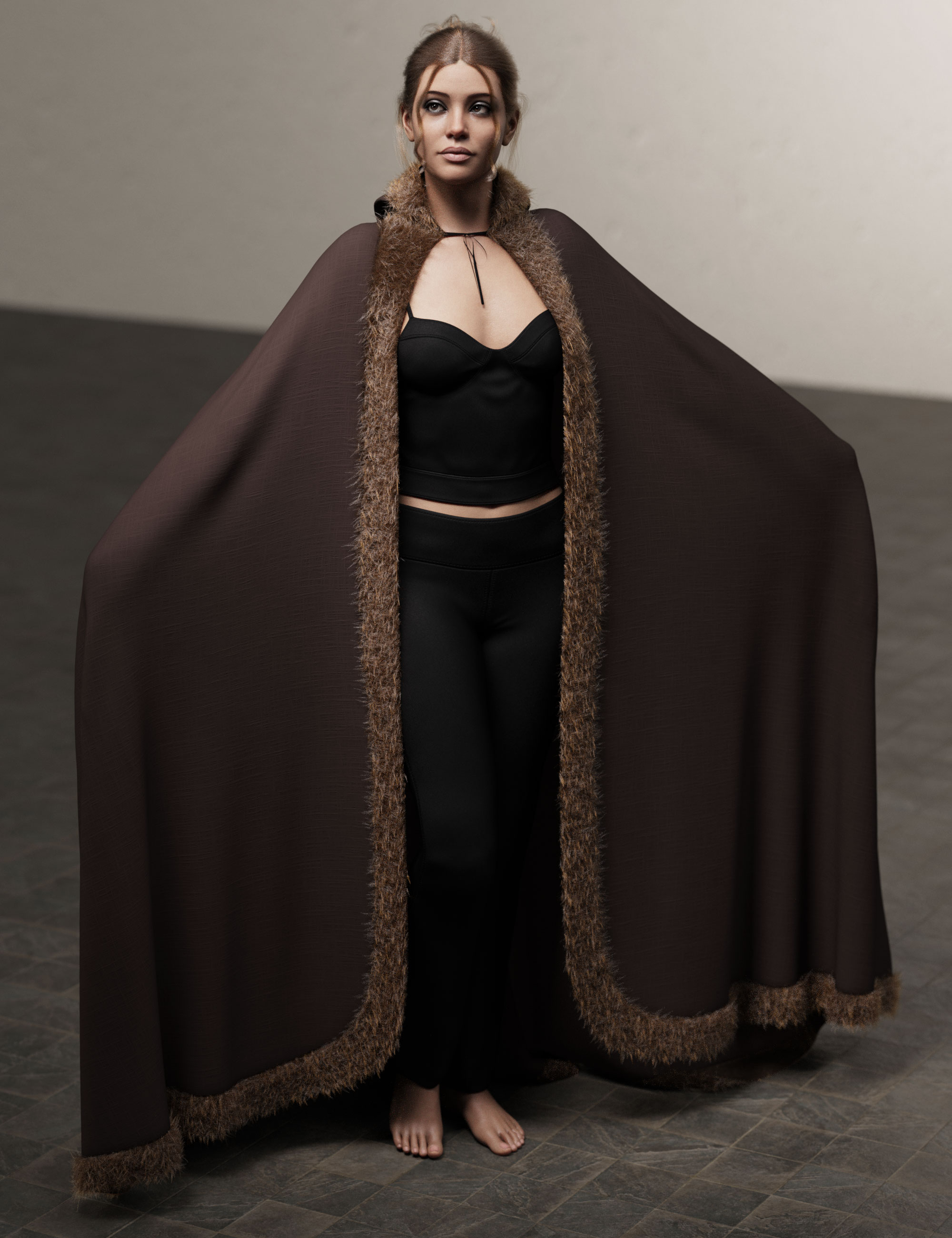 dForce Capes Of Fantasy Winter Edition for Genesis 9 | Daz 3D