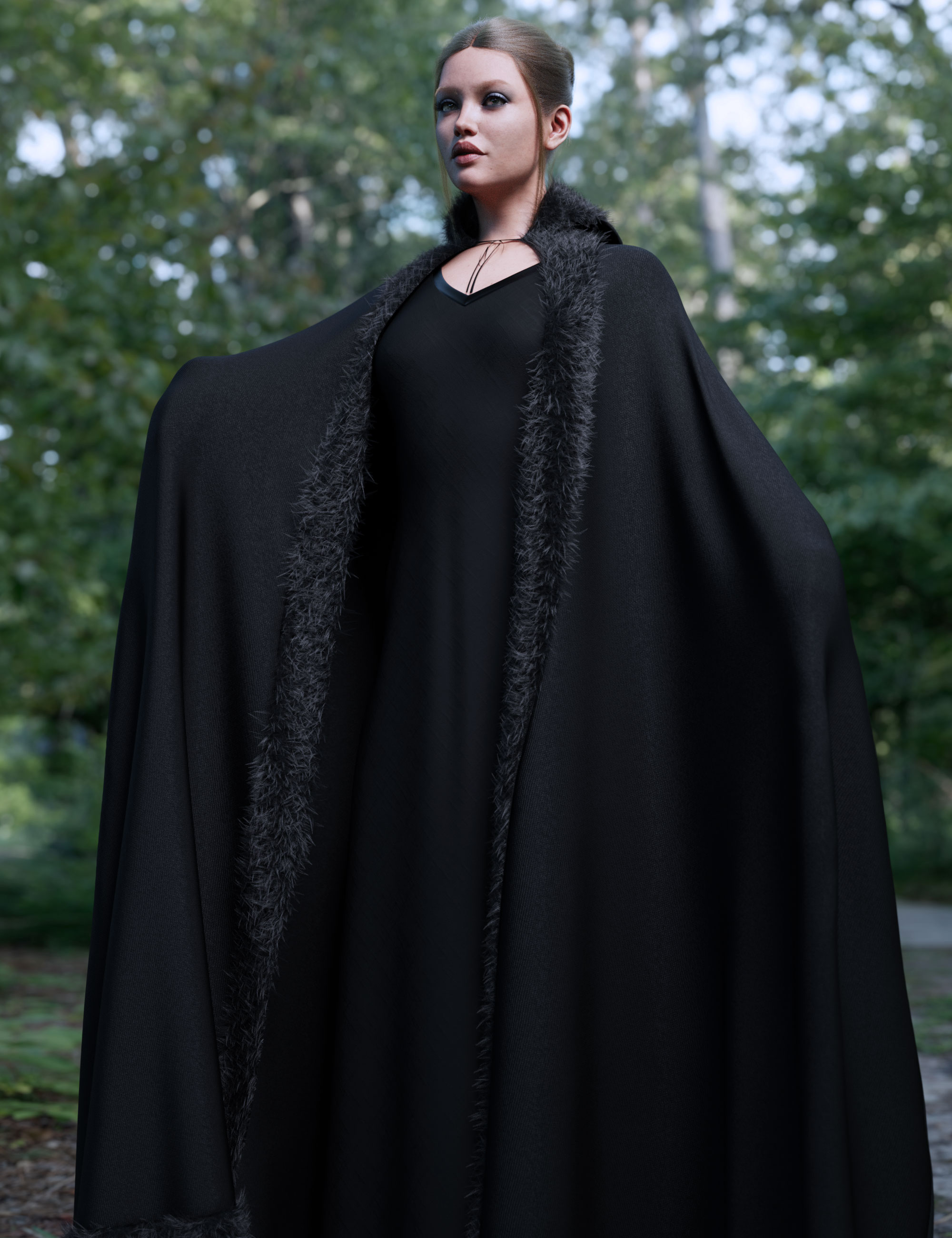 dForce Capes Of Fantasy Winter Edition for Genesis 9 | Daz 3D