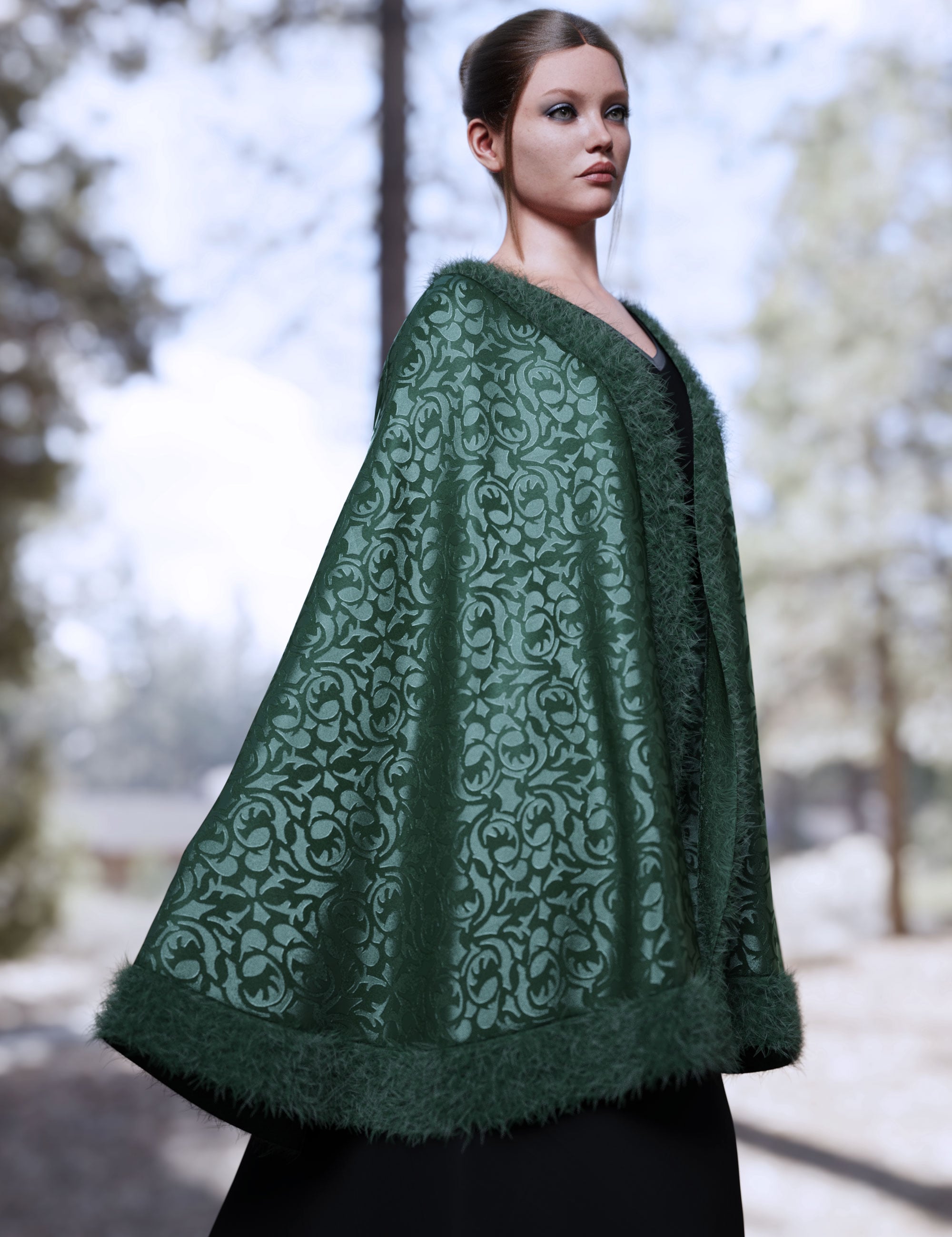 Texture Expansion for Capes Of Fantasy Winter Edition for Genesis 9 ...