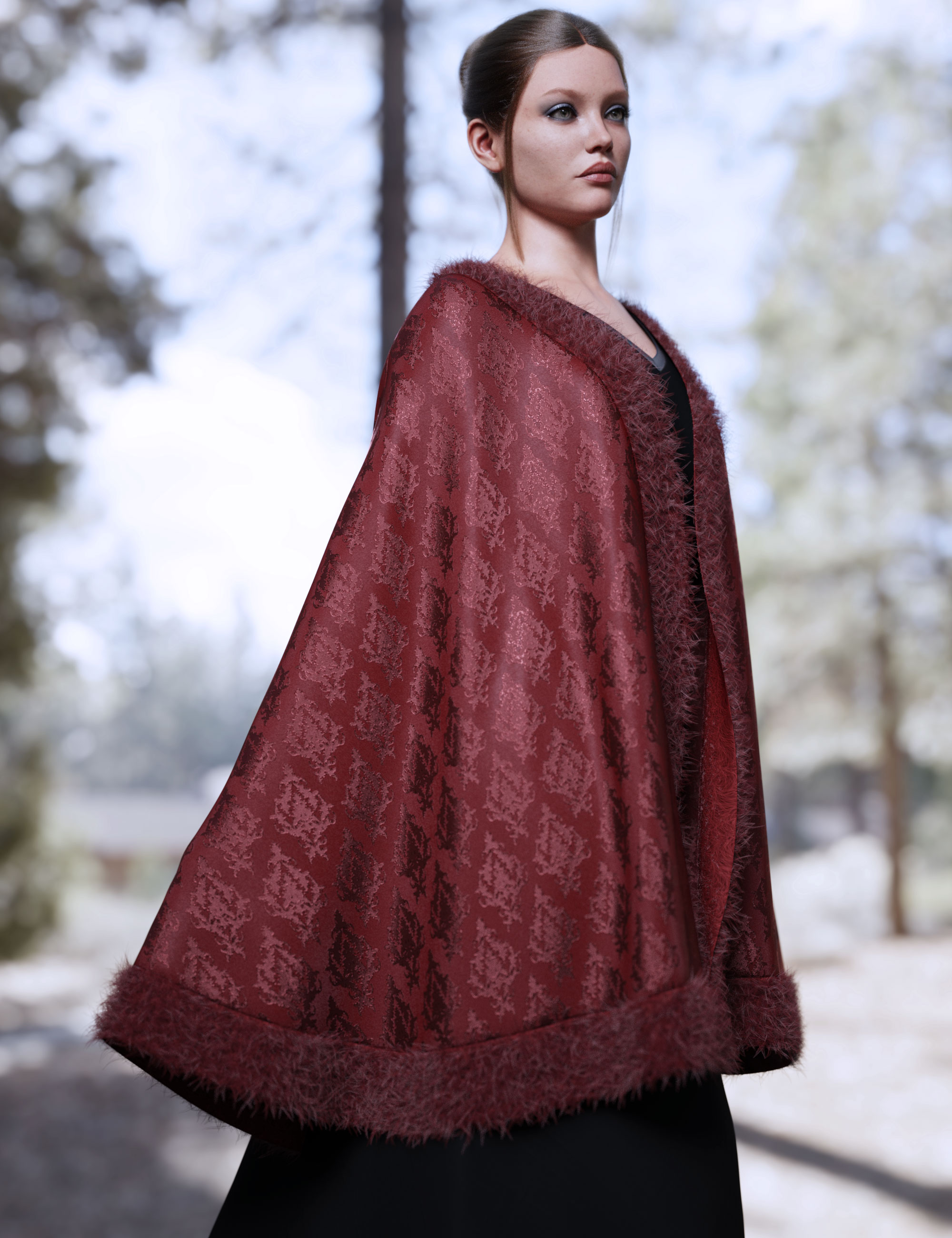 Texture Expansion for Capes Of Fantasy Winter Edition for Genesis 9 ...