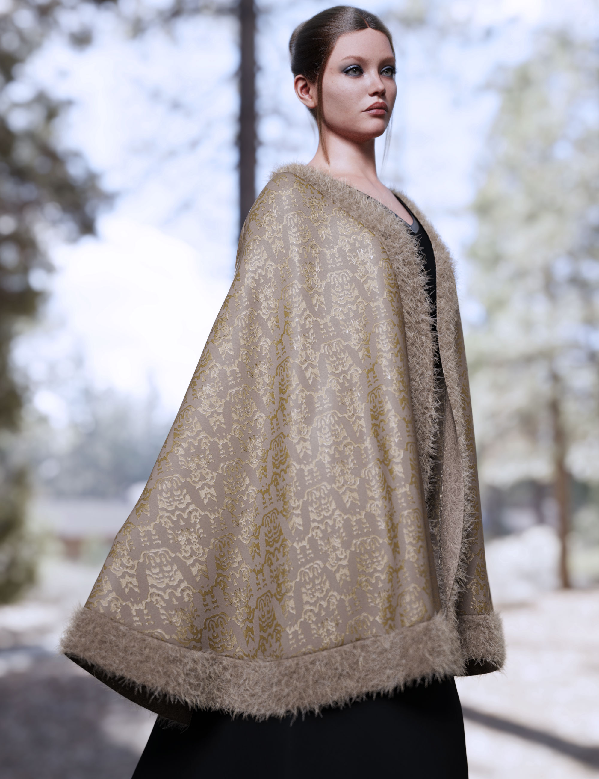 Texture Expansion for Capes Of Fantasy Winter Edition for Genesis 9 ...