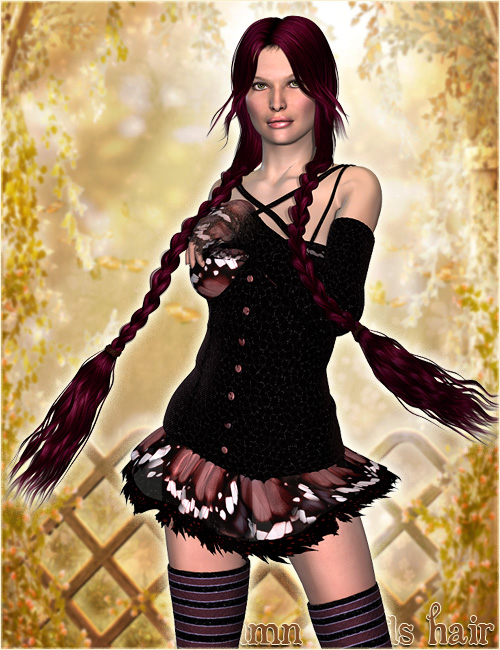 Autumn Winds Hair | Daz 3D