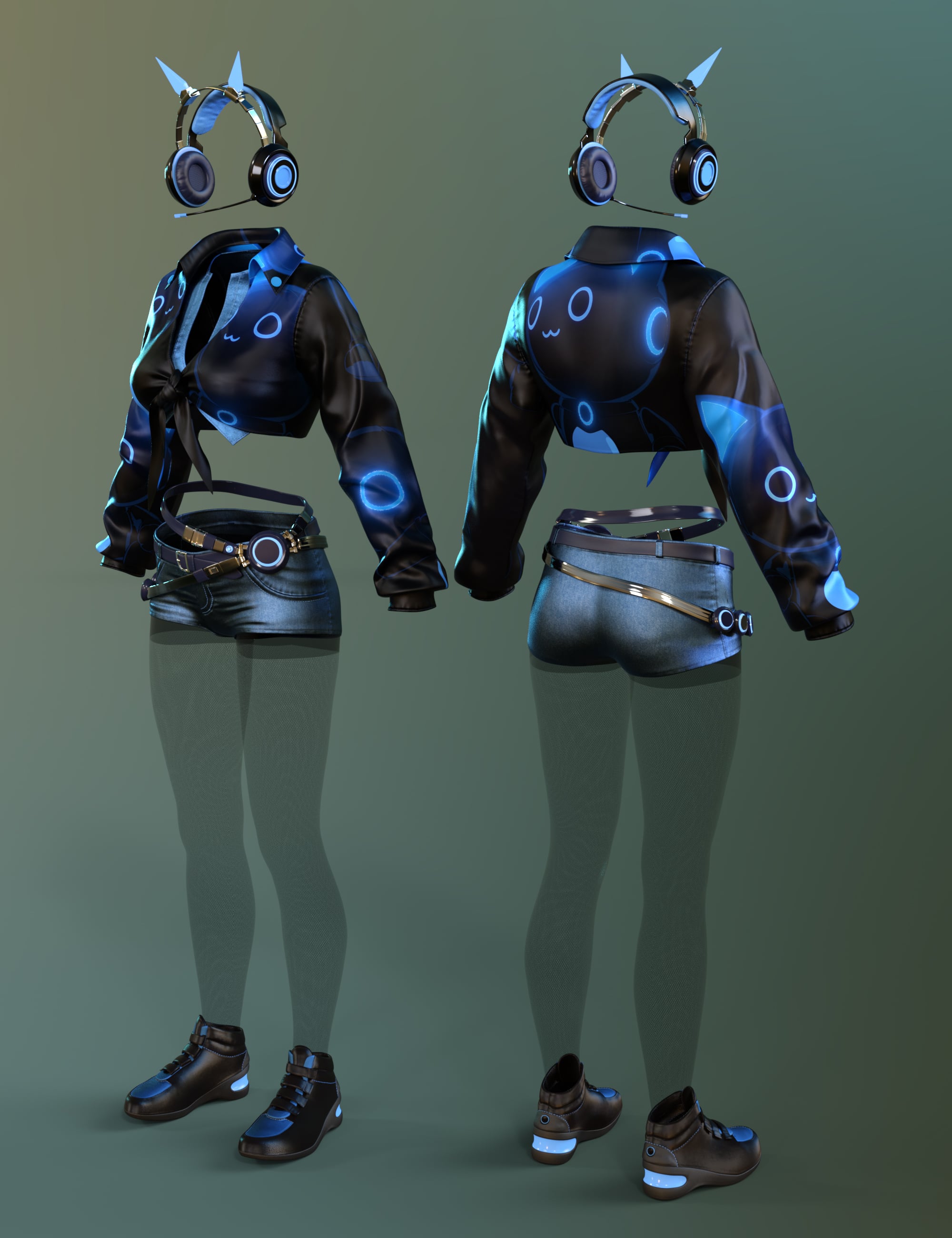 Nekomatrix for Genesis 9 Texture Add On | Daz 3D