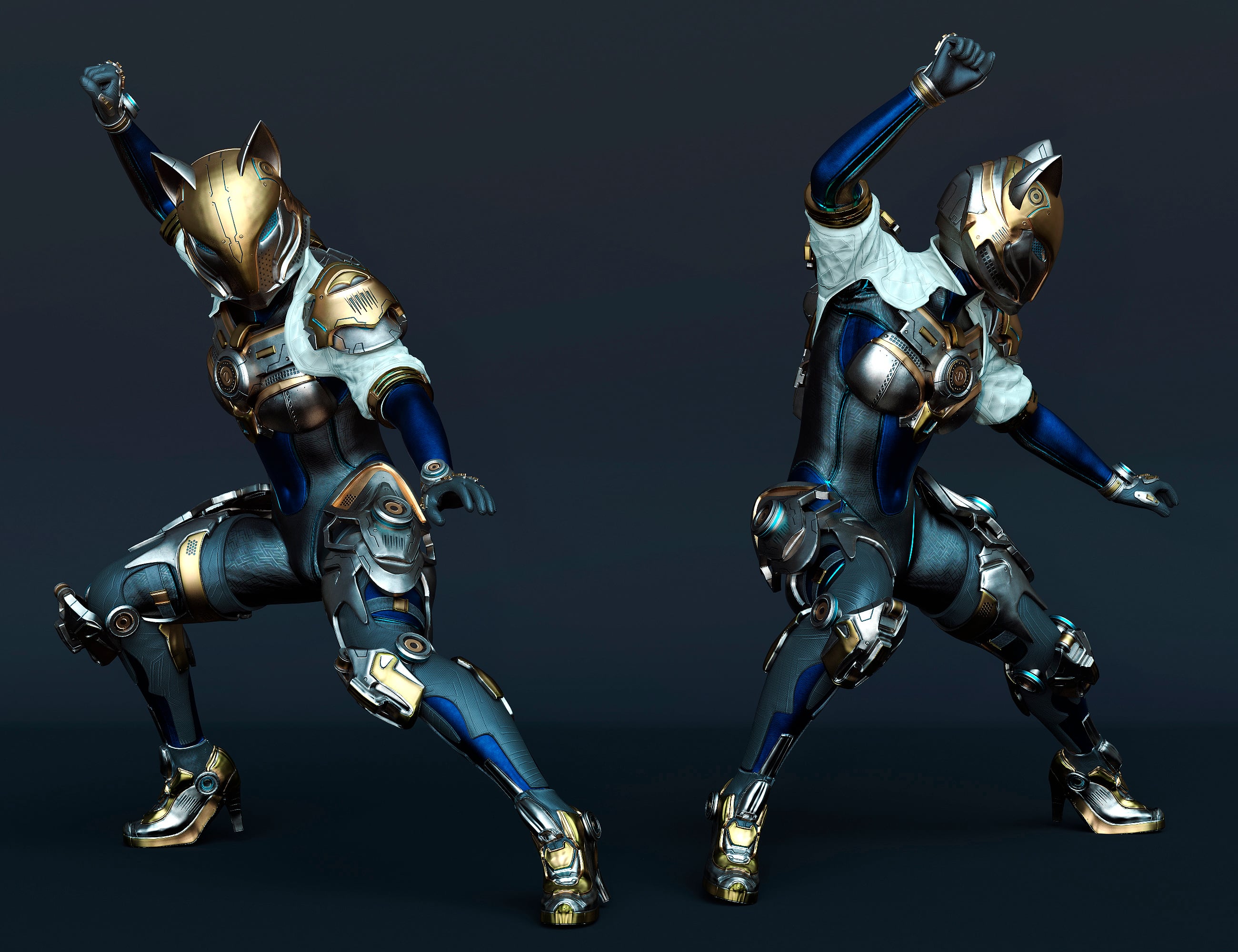 Synthra Sci-Fi Tech Suit for Genesis 9 | Daz 3D