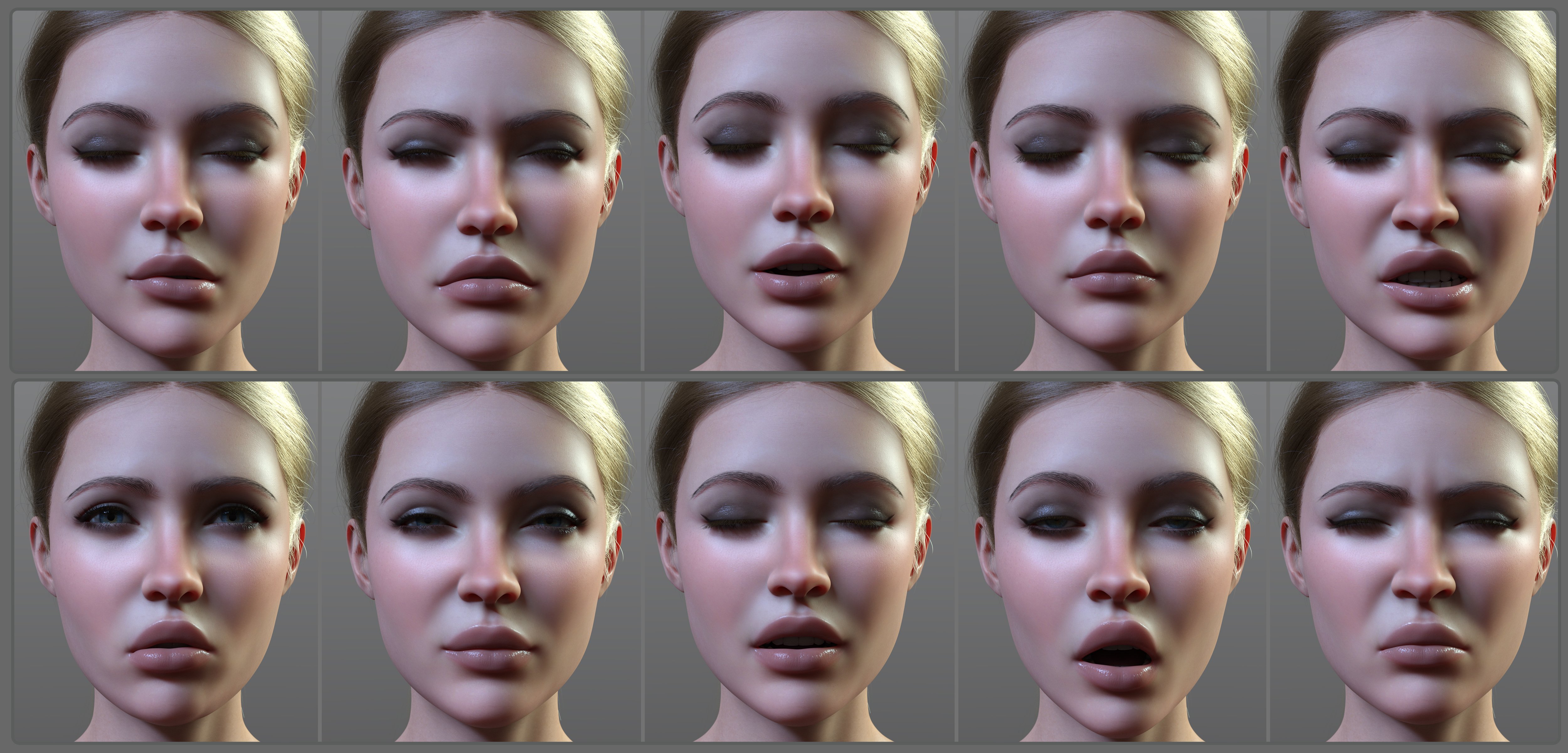 Z Hungover and Passed Out Expressions for Genesis 9 | Daz 3D