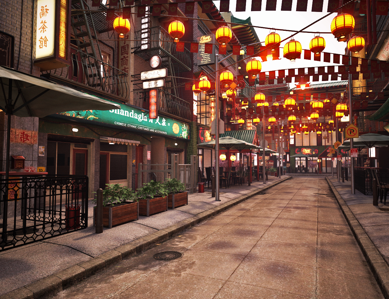 XI Chinatown Street | Daz 3D
