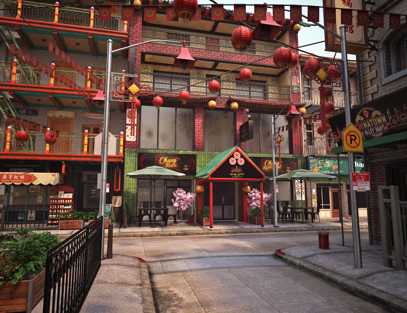 XI Chinatown Street | Daz 3D
