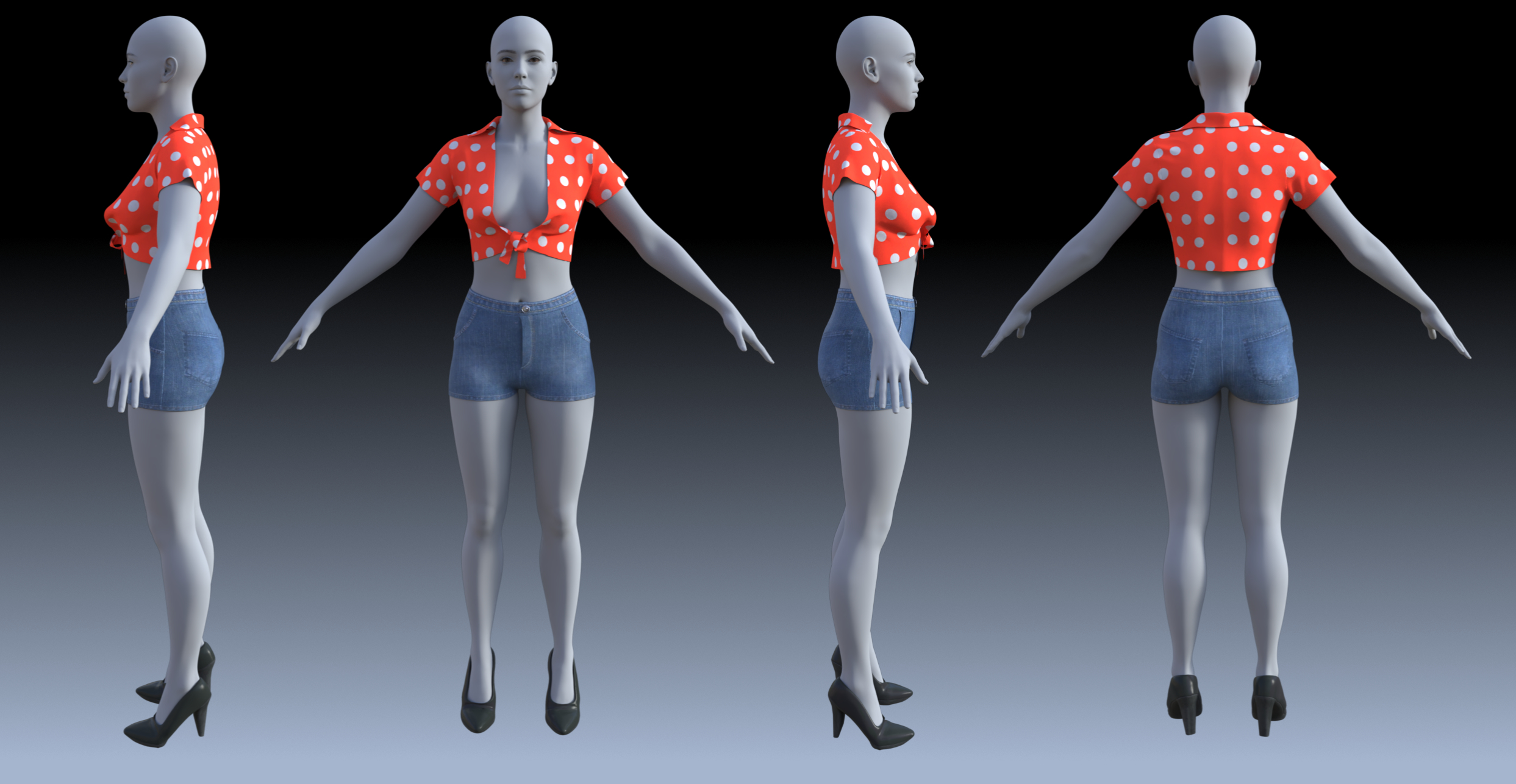 FG At Home Outfit for Genesis 9 Feminine | Daz 3D