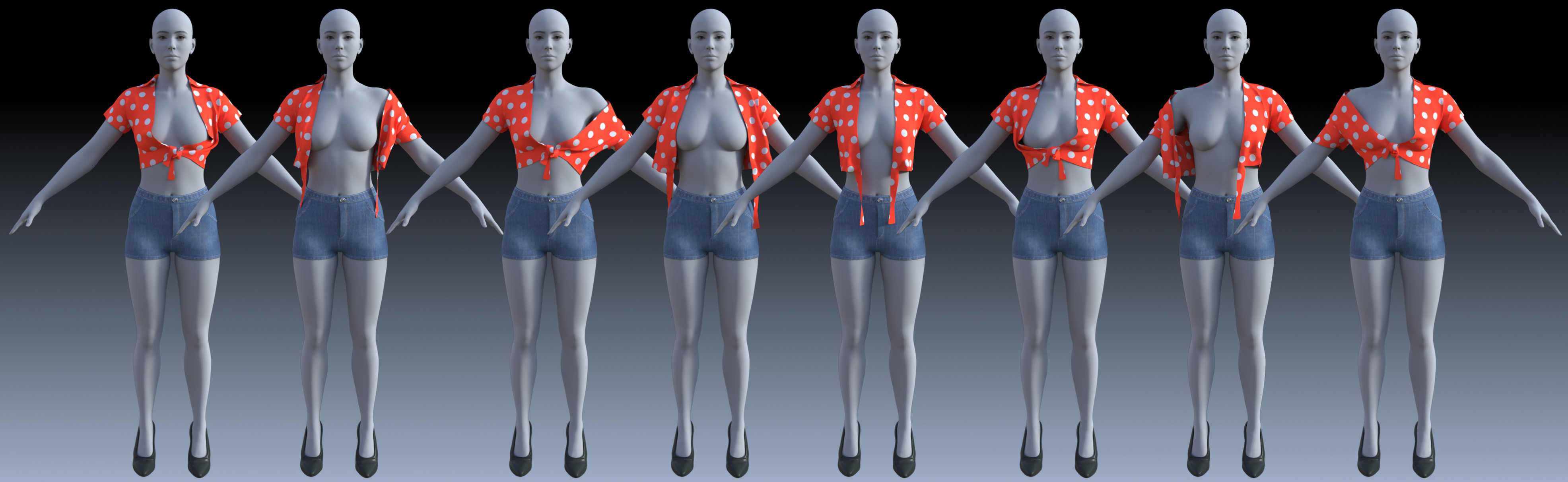 FG At Home Outfit for Genesis 9 Feminine | Daz 3D