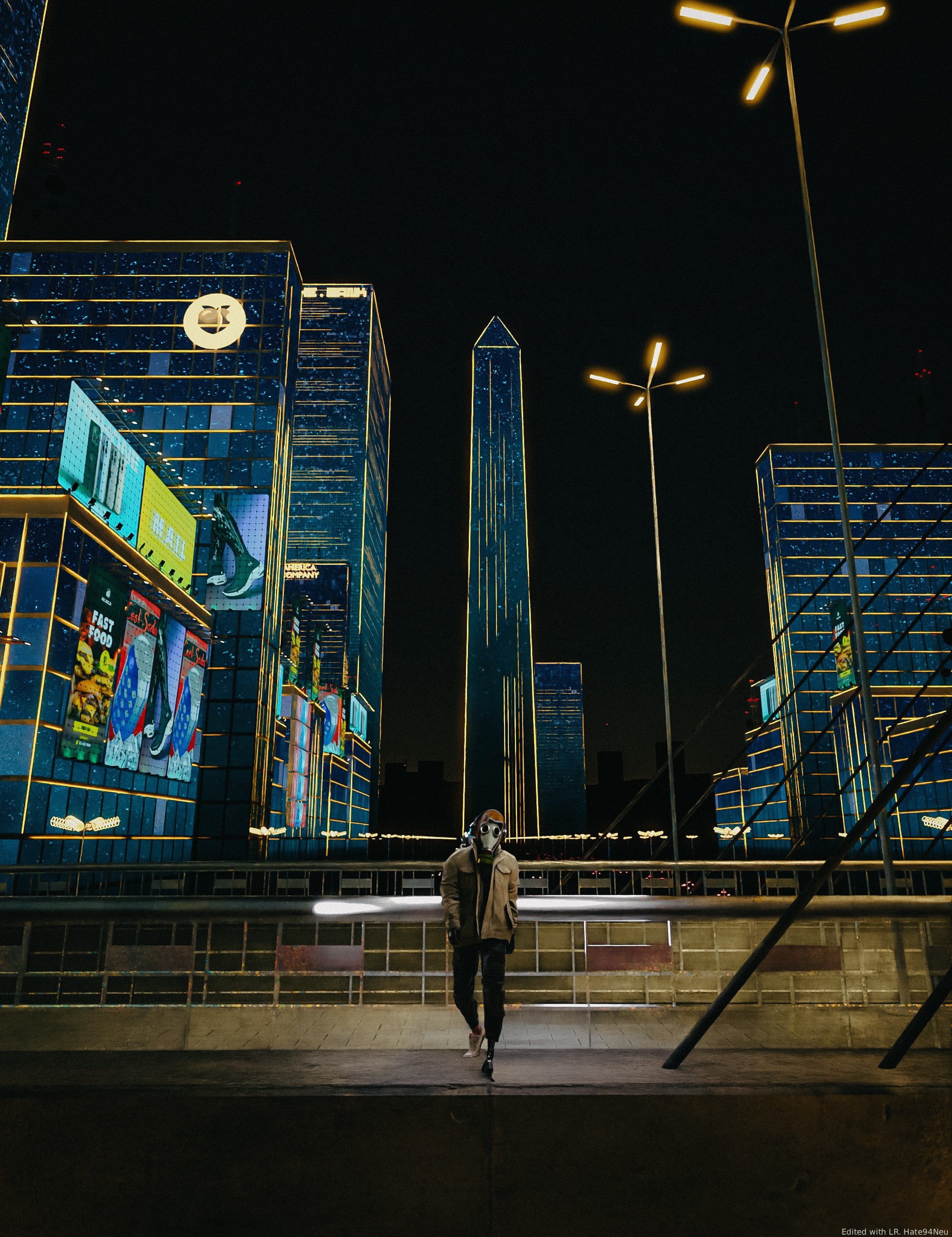HT Mega Cyberpunk City Landscape | Daz 3D