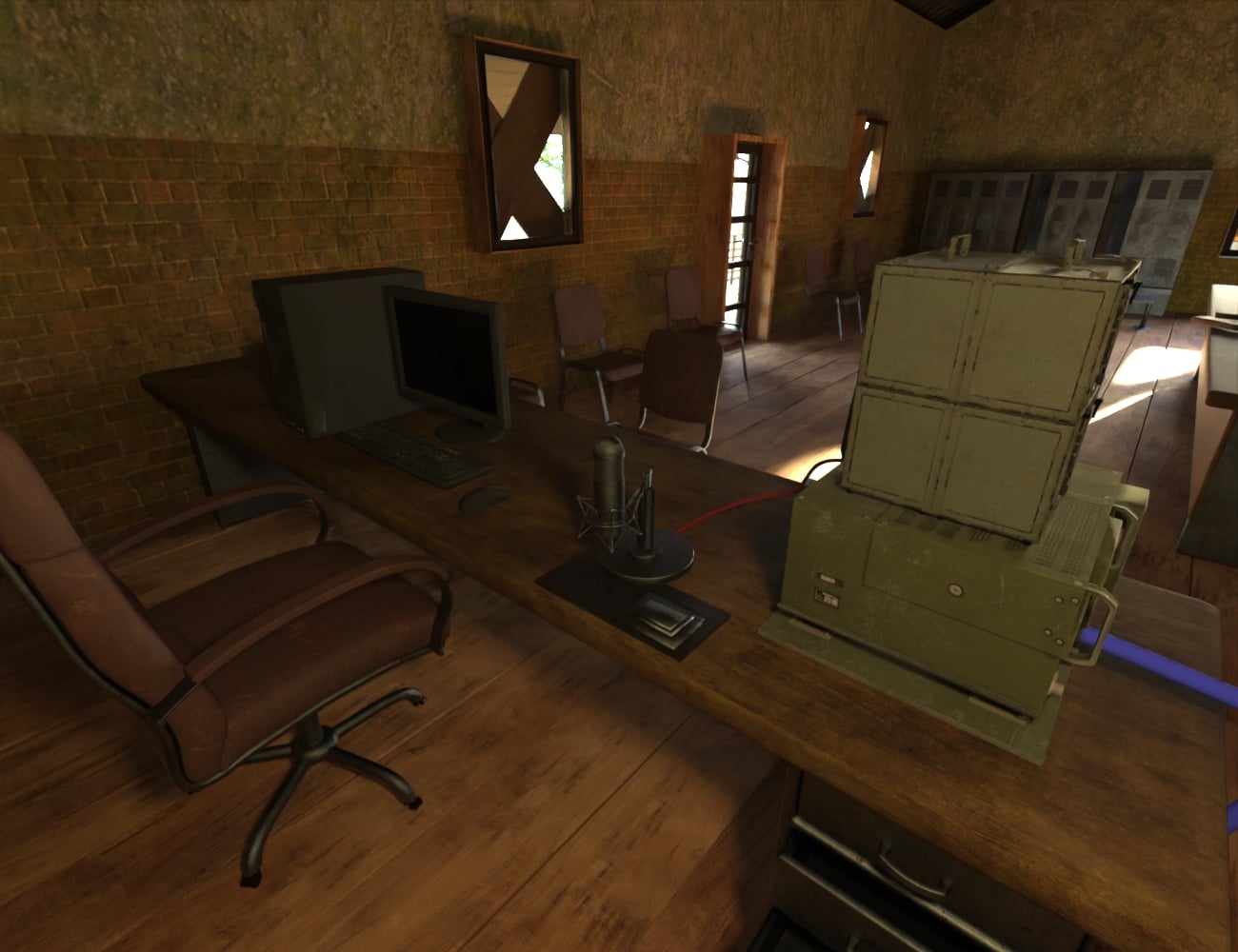 AP Post-Apocalyptic Park Ranger Office | Daz 3D