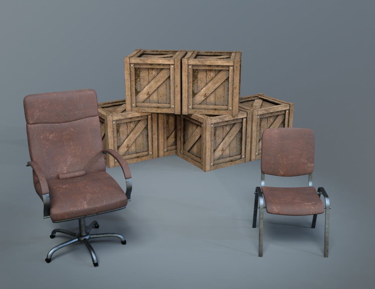 AP Post-Apocalyptic Park Ranger Office | Daz 3D