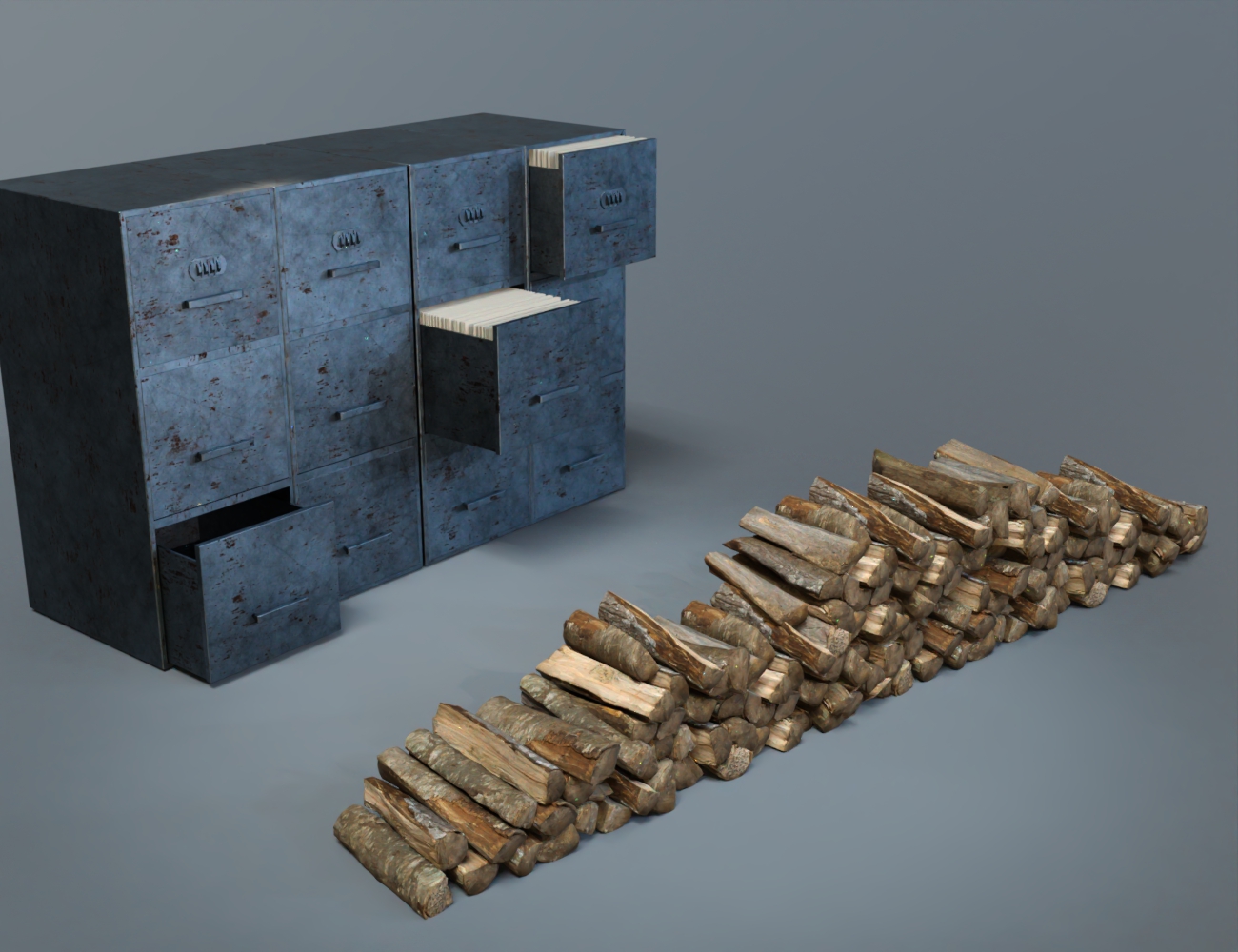 AP Post-Apocalyptic Park Ranger Office | Daz 3D