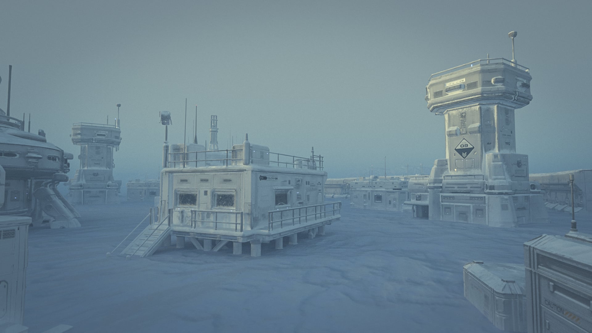 Polish Winter Military Base | Daz 3D