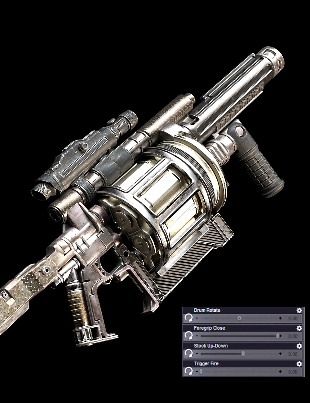 Striker Heavy Assault Rifle | Daz 3D