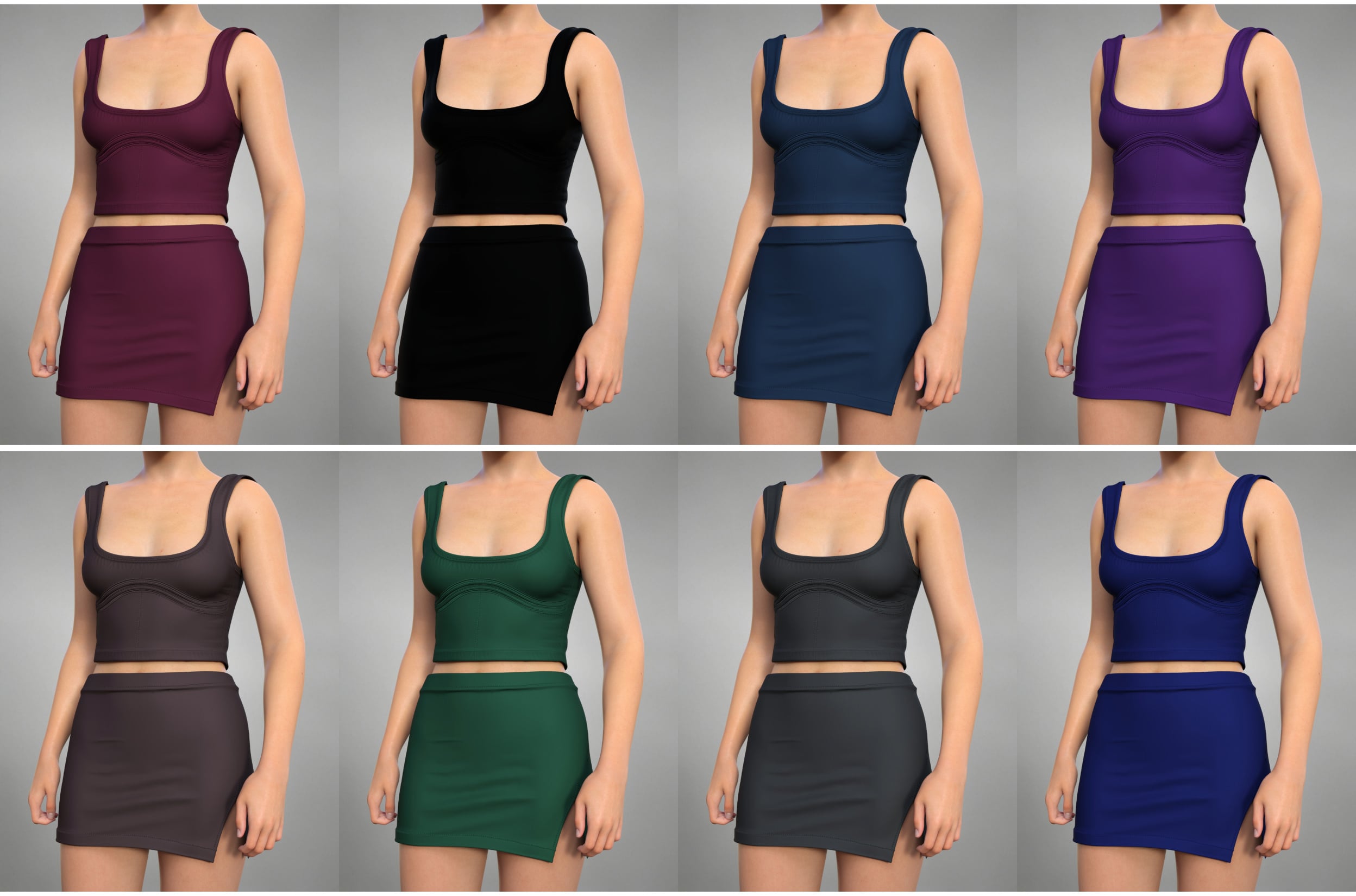 dForce Nici Outfit for Genesis 9 | Daz 3D