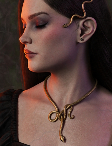 FK Sibilant Grace Jewelry Volume 1 - Head and Chest | Daz 3D