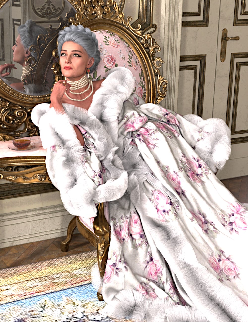 dForce Diva Robe for Genesis 9 and 8 Female ⋆ 3d-stuff Community