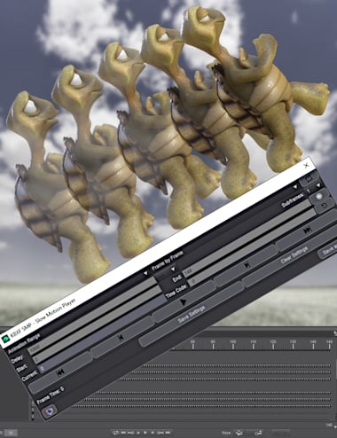 KBXF Slow Motion Player | Daz 3D