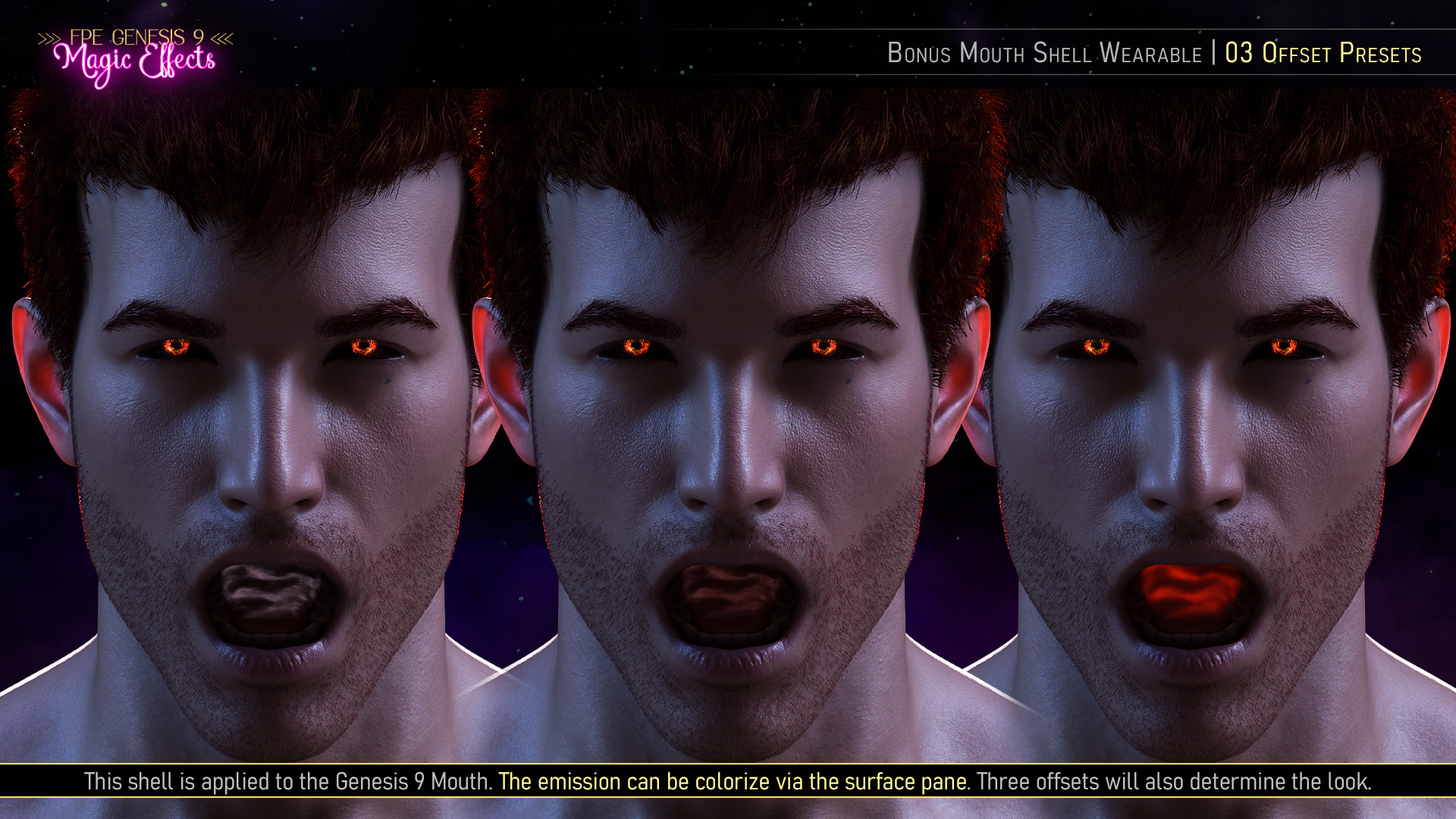 FPE Magic Effects for Genesis 9 | Daz 3D