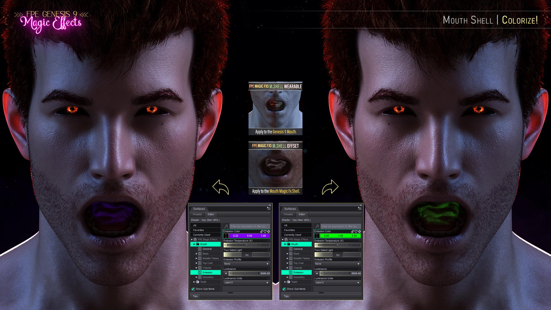 FPE Magic Effects for Genesis 9 | Daz 3D