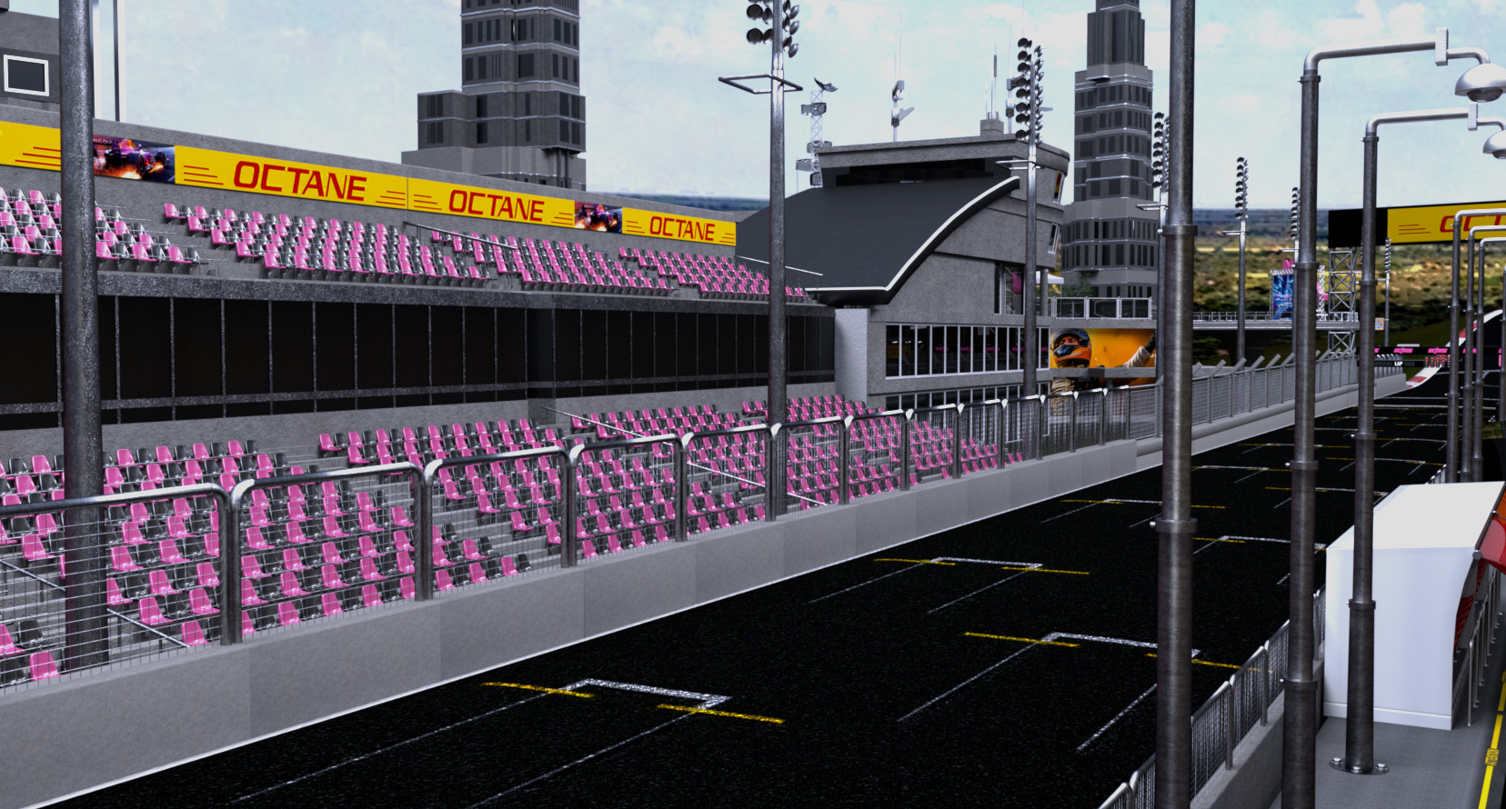 Concept Race Car Track | Daz 3D