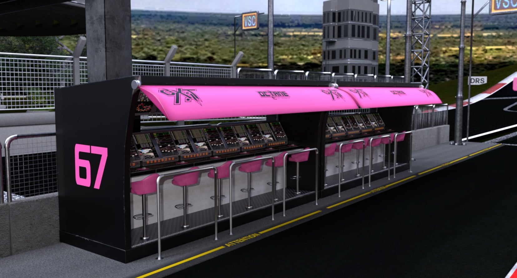 Concept Race Car Track | Daz 3D