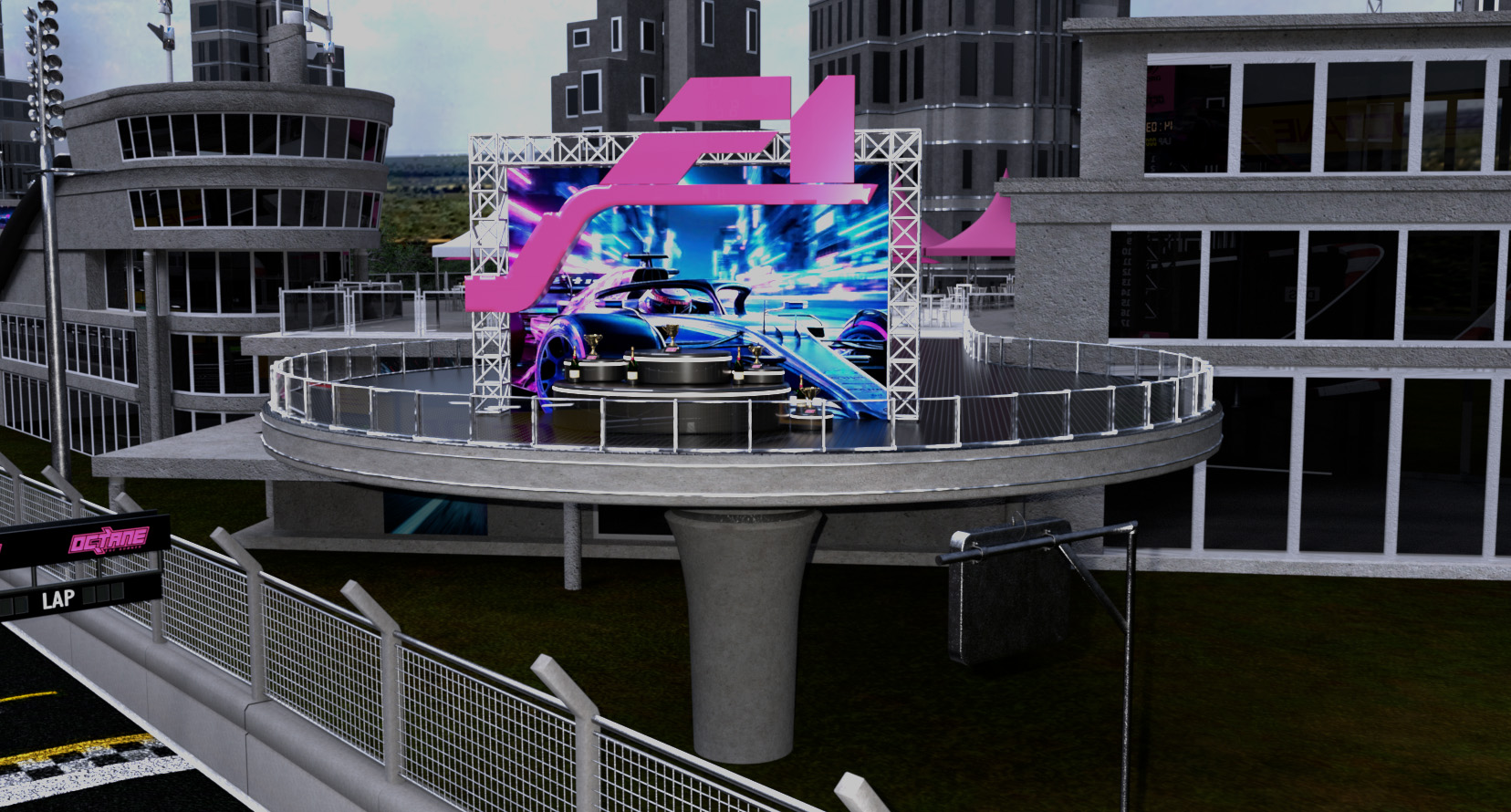 Concept Race Car Track | Daz 3D