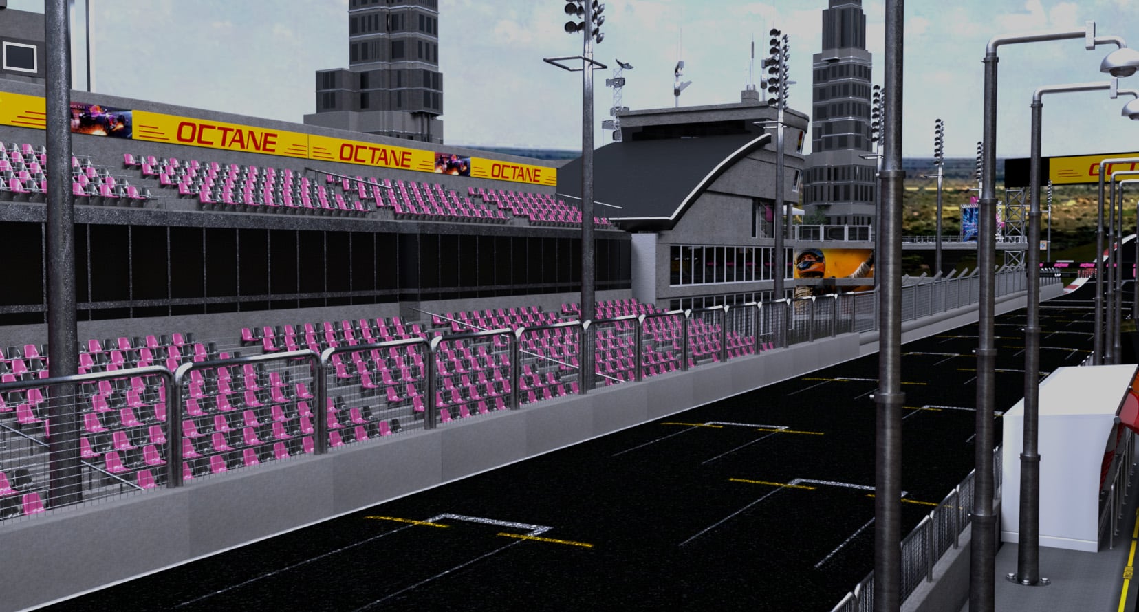 Concept Race Car Track | Daz 3D