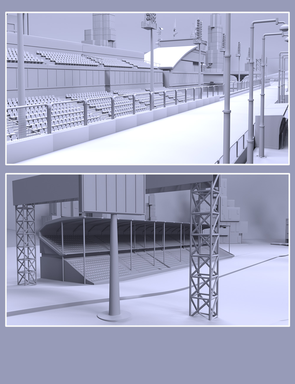 Concept Race Car Track | Daz 3D
