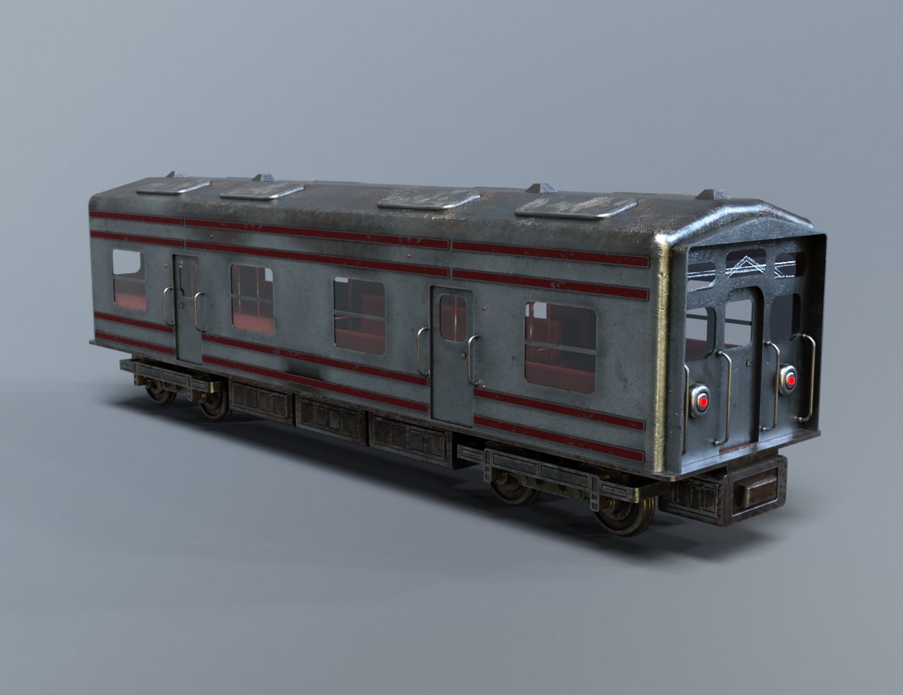 AP Post Apocalyptic Subway Train | Daz 3D