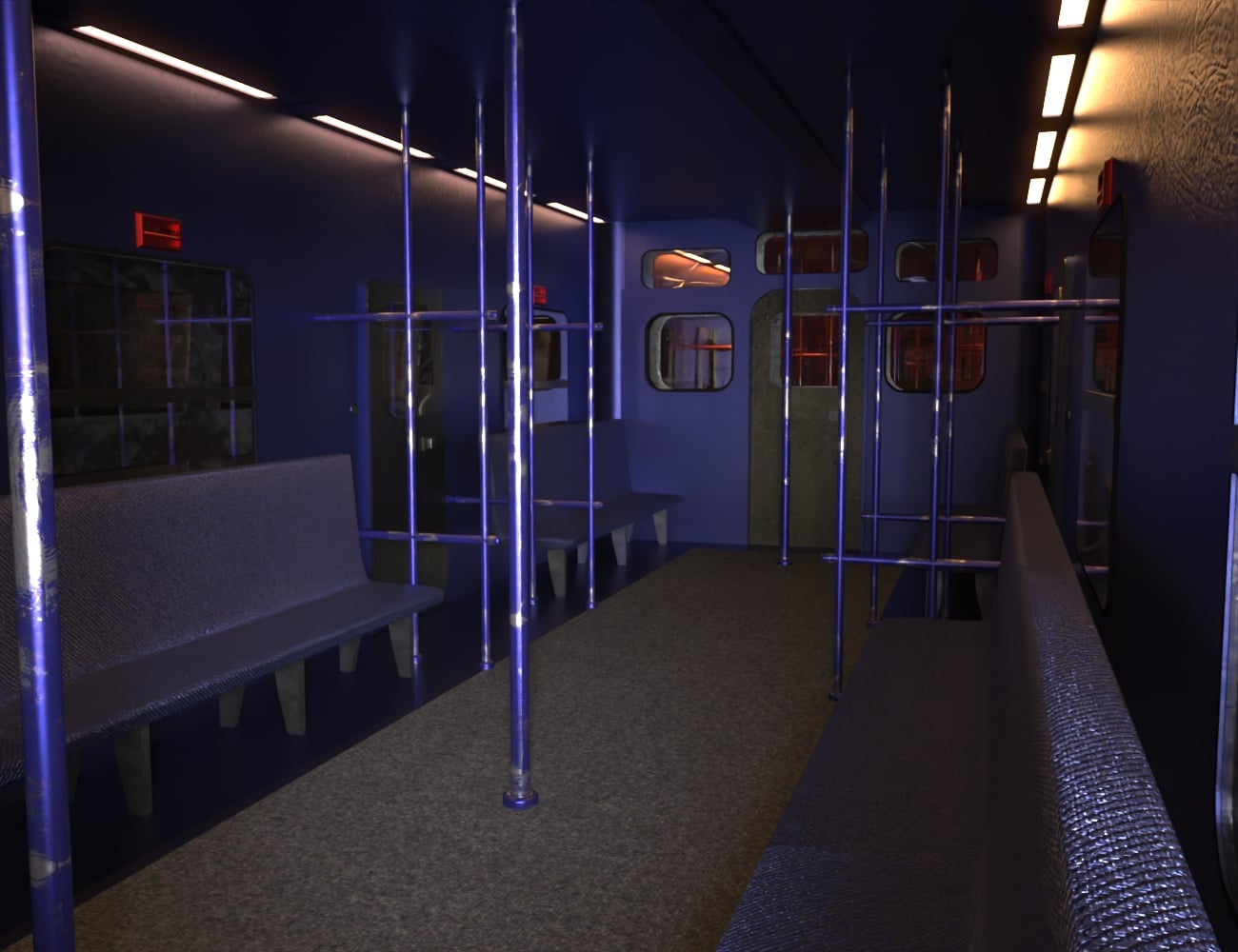 AP Post Apocalyptic Subway Train | Daz 3D